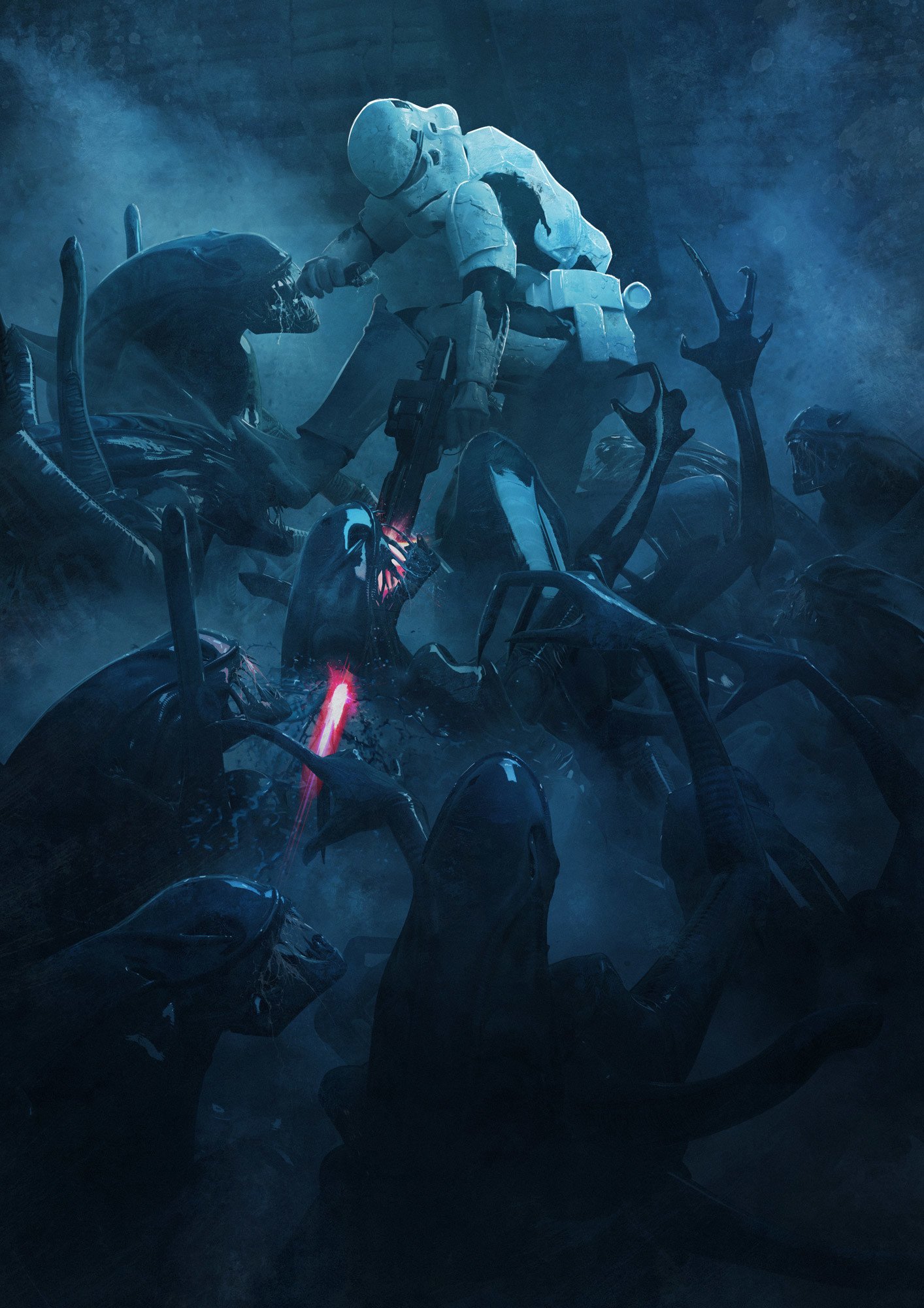 Xenomorph Siege: Stormtrooper’s Star Wars Alien Battle Royale