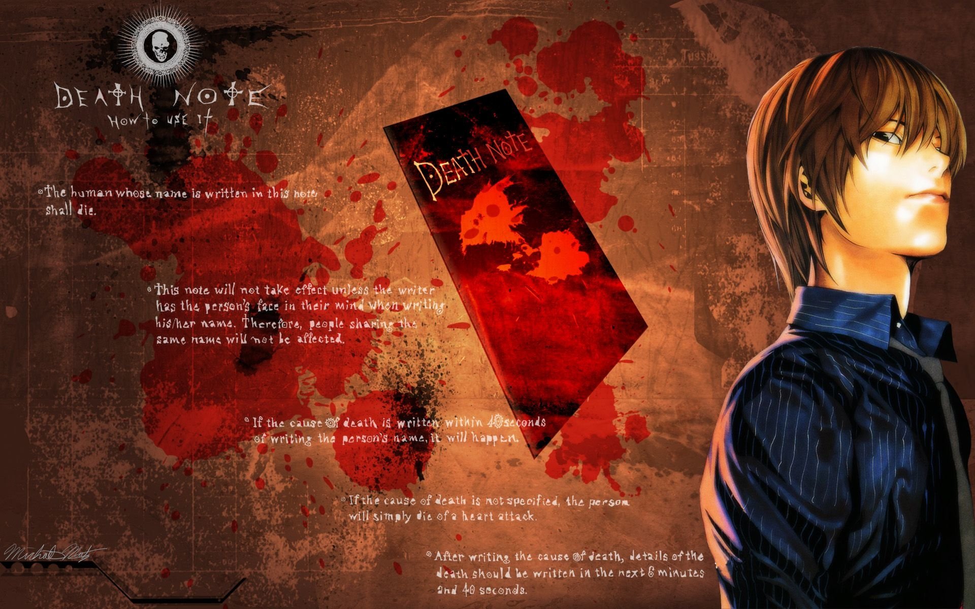 Anime Death Note Art