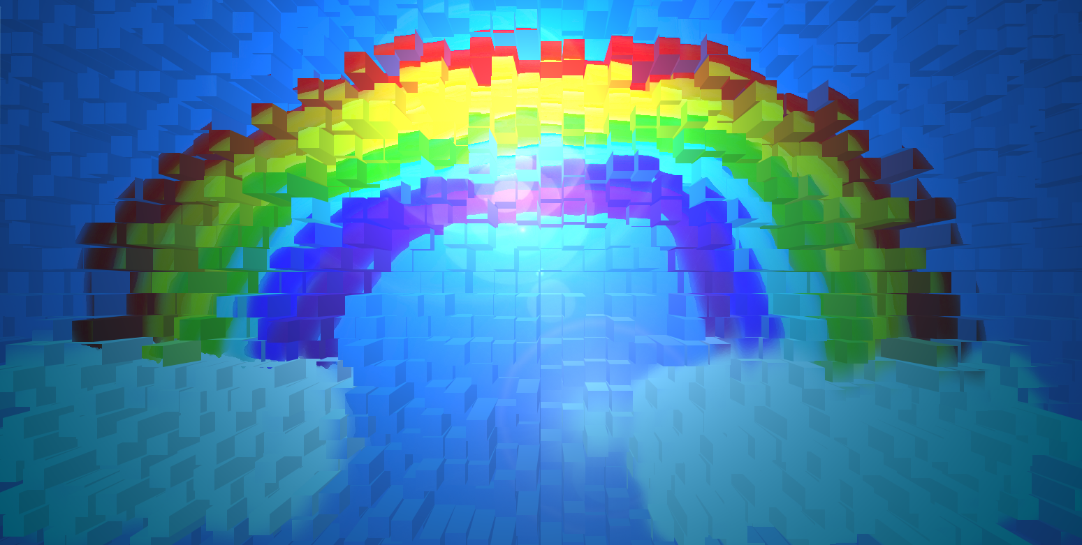 Download Abstract Rainbow Art by Adir