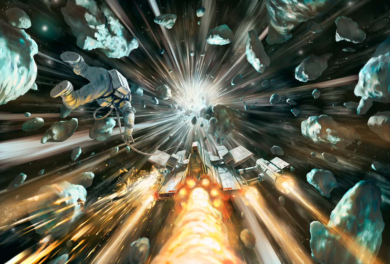 'Into the Comets Tail' by Mozchops by Paul Phippen