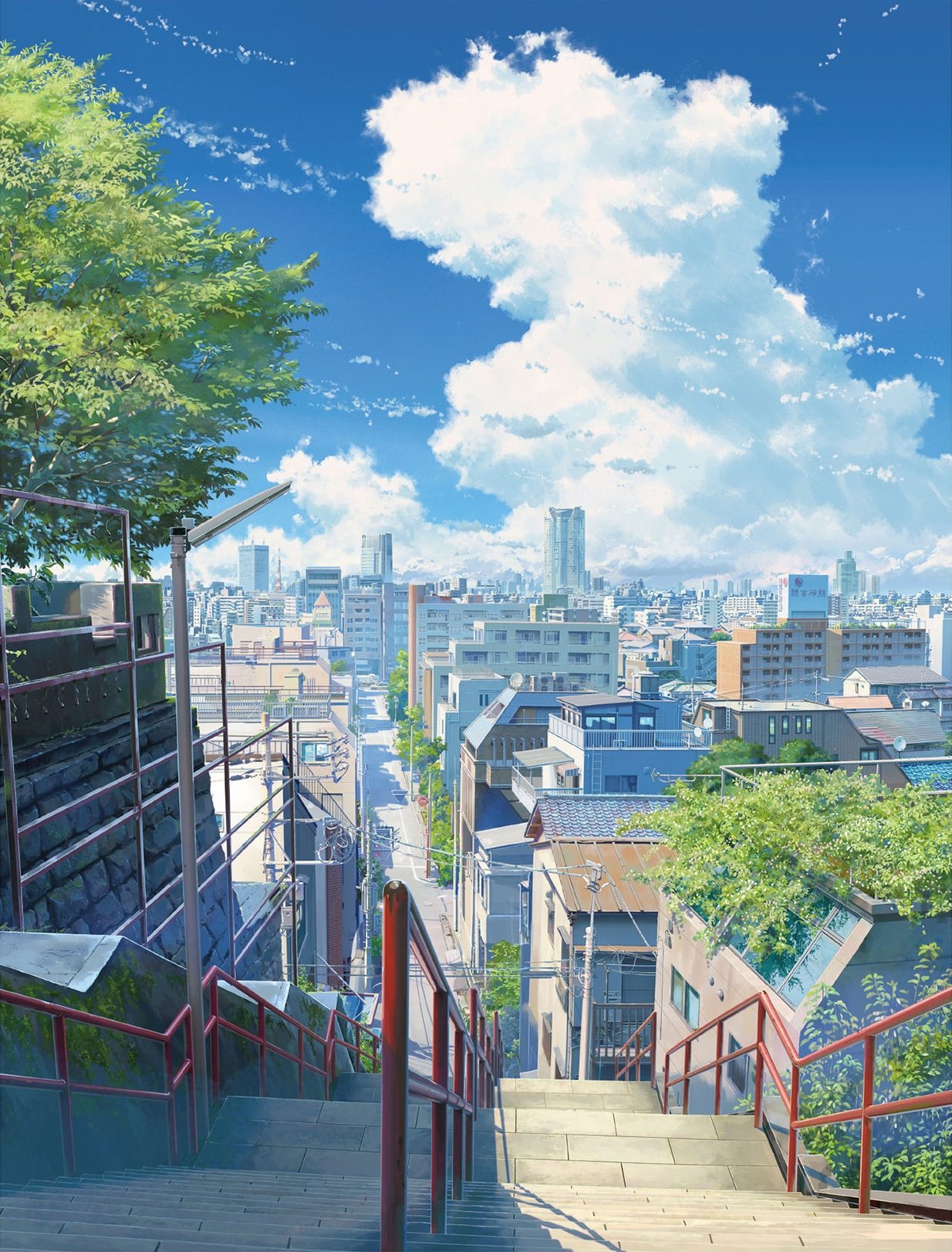 Anime Serenity: A Glimpse of Your Name's Magical Cityscape