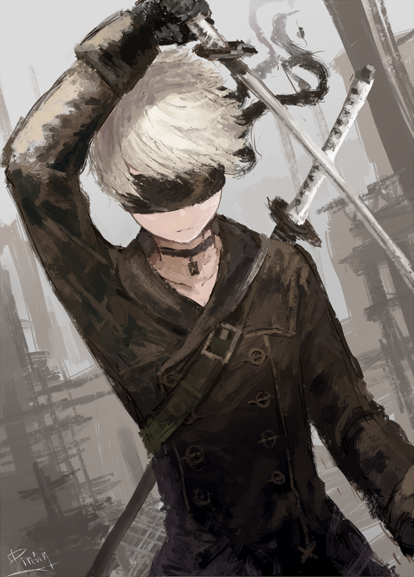 Download Video Game NieR: Automata Art