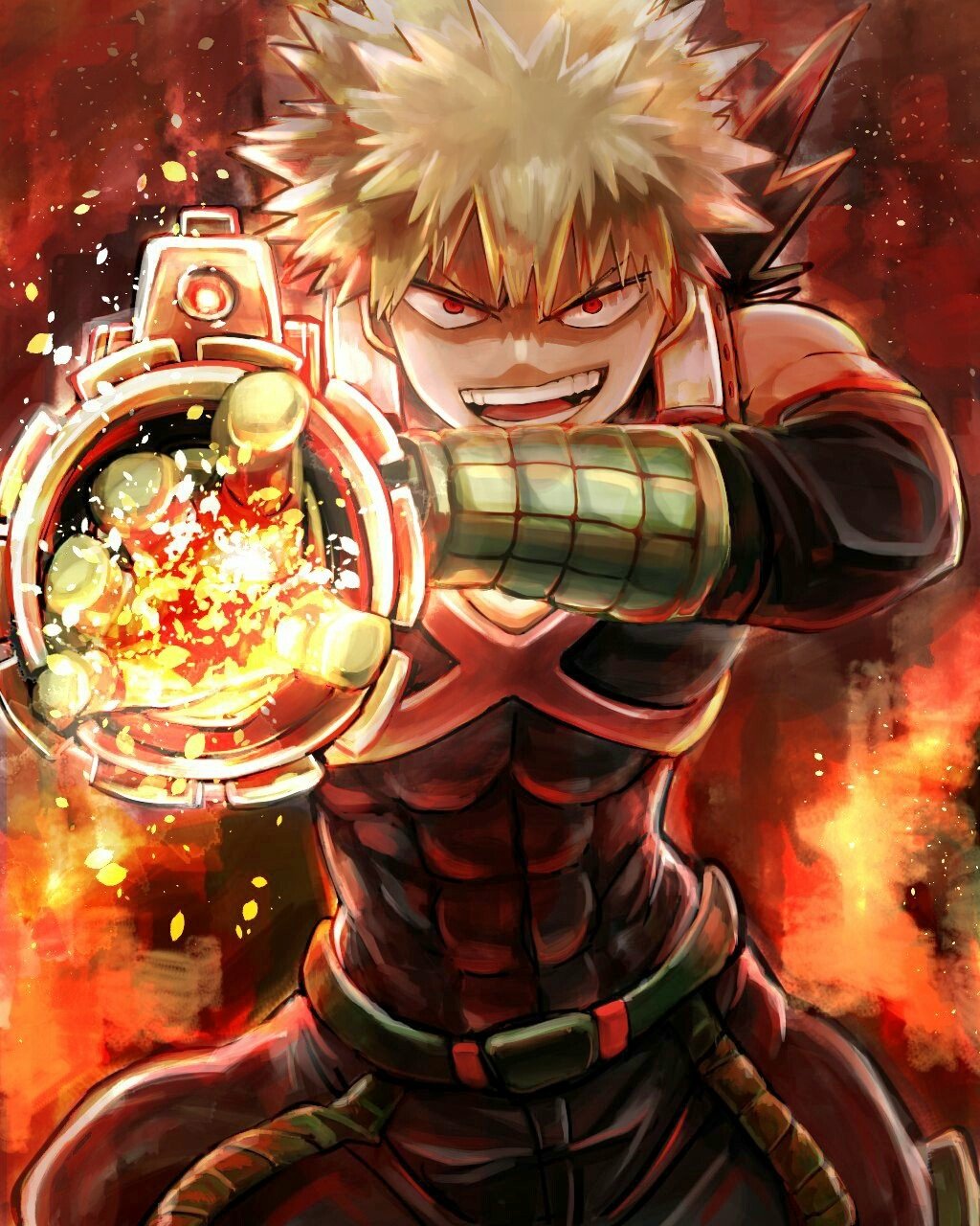 Katsuki Bakugou Unleashed: Explosive Power from My Hero Academia