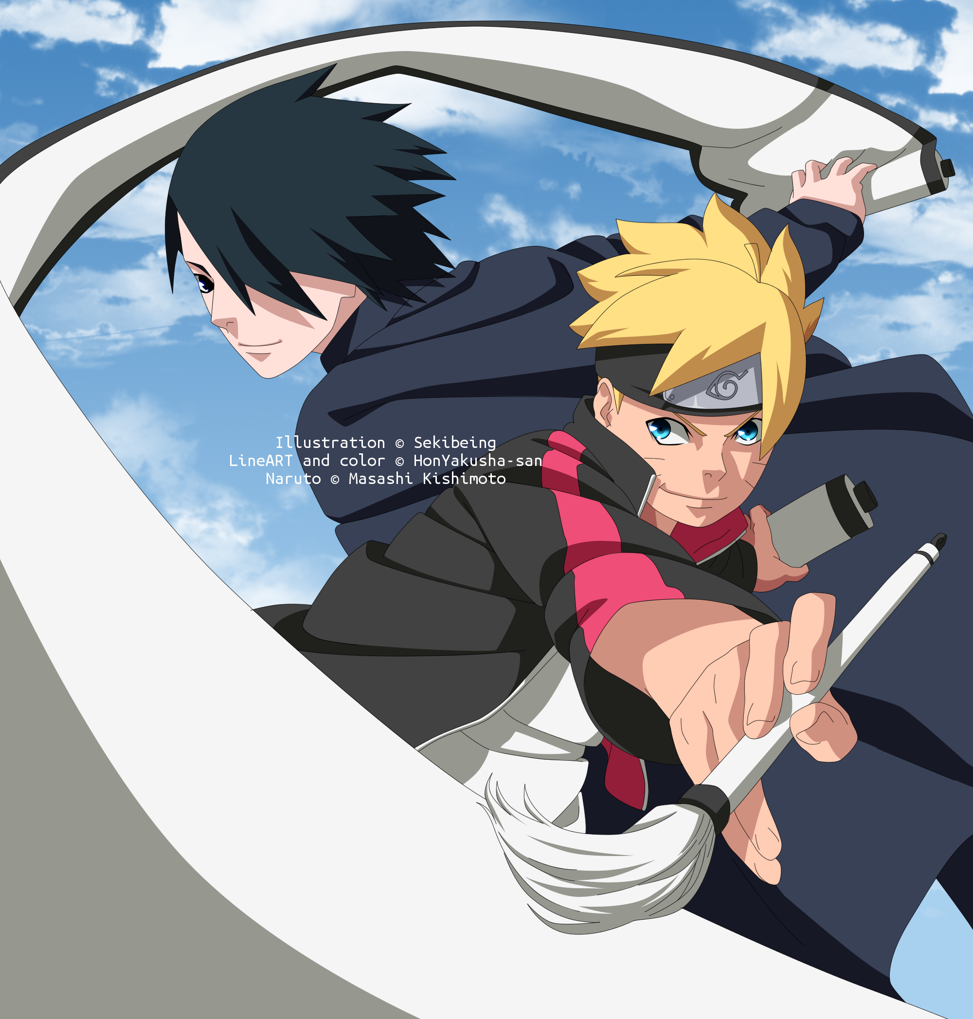 Boruto & Sasuke: Next-Gen Ninja Legacy in Action