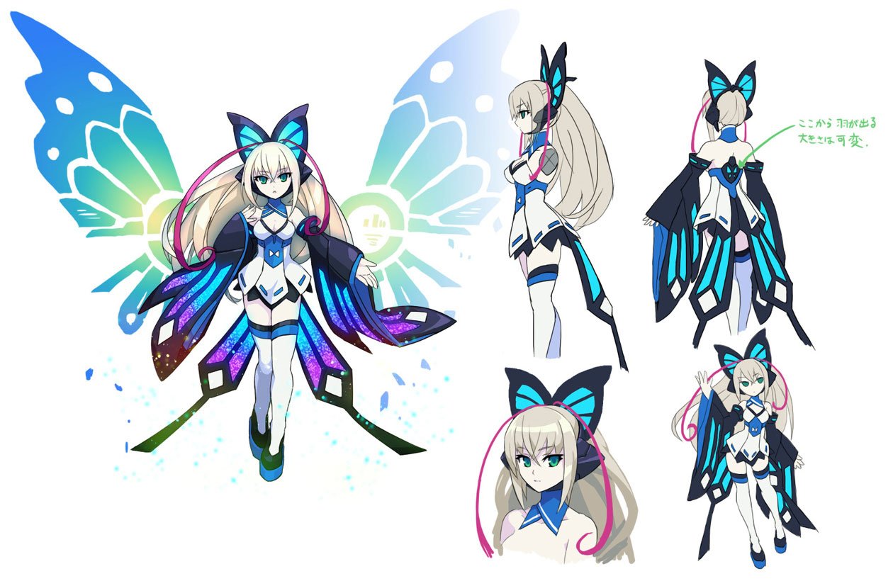 Download Lumen (Azure Striker Gunvolt) Video Game Azure Striker Gunvolt Art