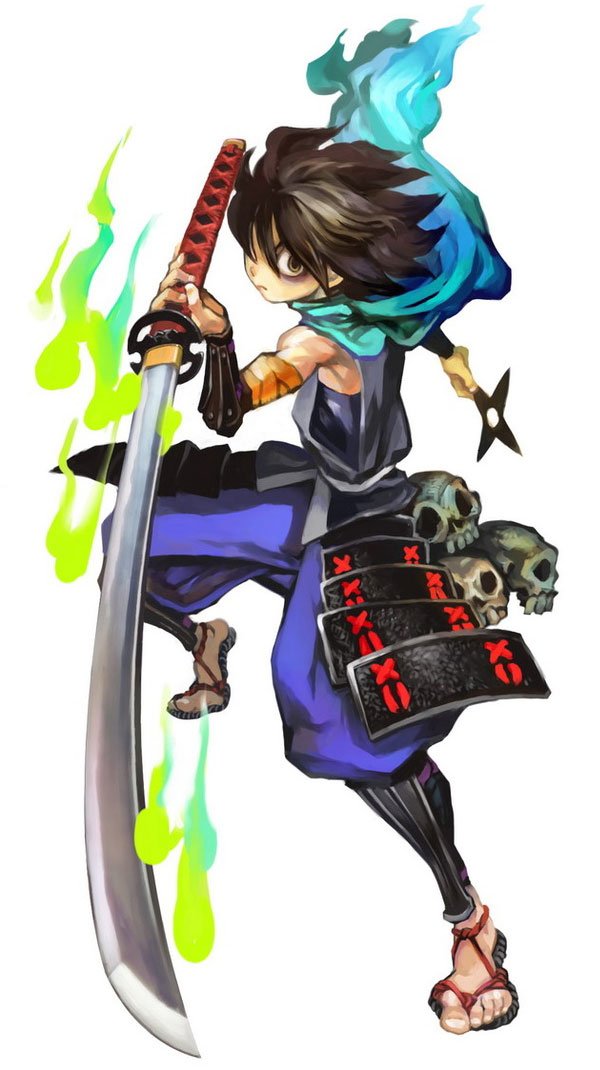 Video Game Muramasa: The Demon Blade Art by Shigatake