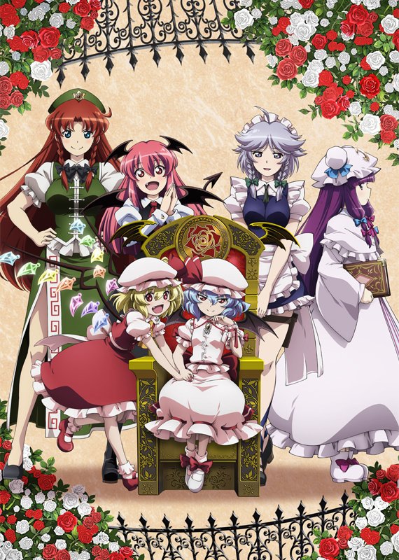 Download Flandre Scarlet Patchouli Knowledge Sakuya Izayoi Koakuma (Touhou) Hong Meiling Remilia ...