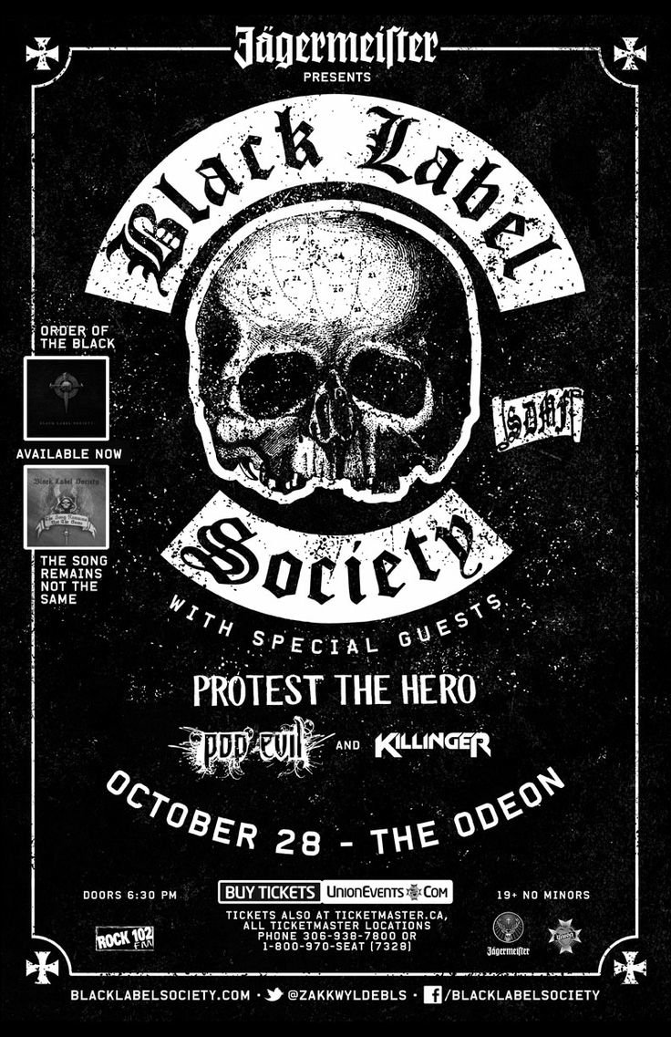 Music Black Label Society Art