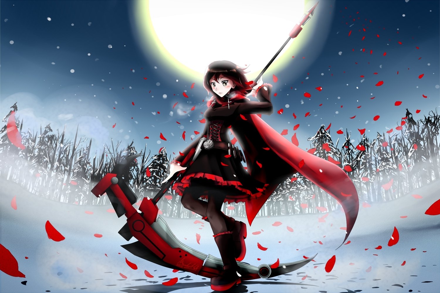 Download Ruby Rose (RWBY) Anime RWBY Art
