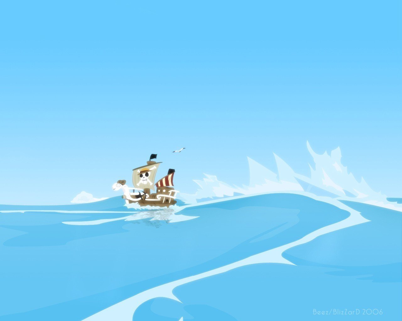 Download Sea Going Merry (One Piece) Anime One Piece Art