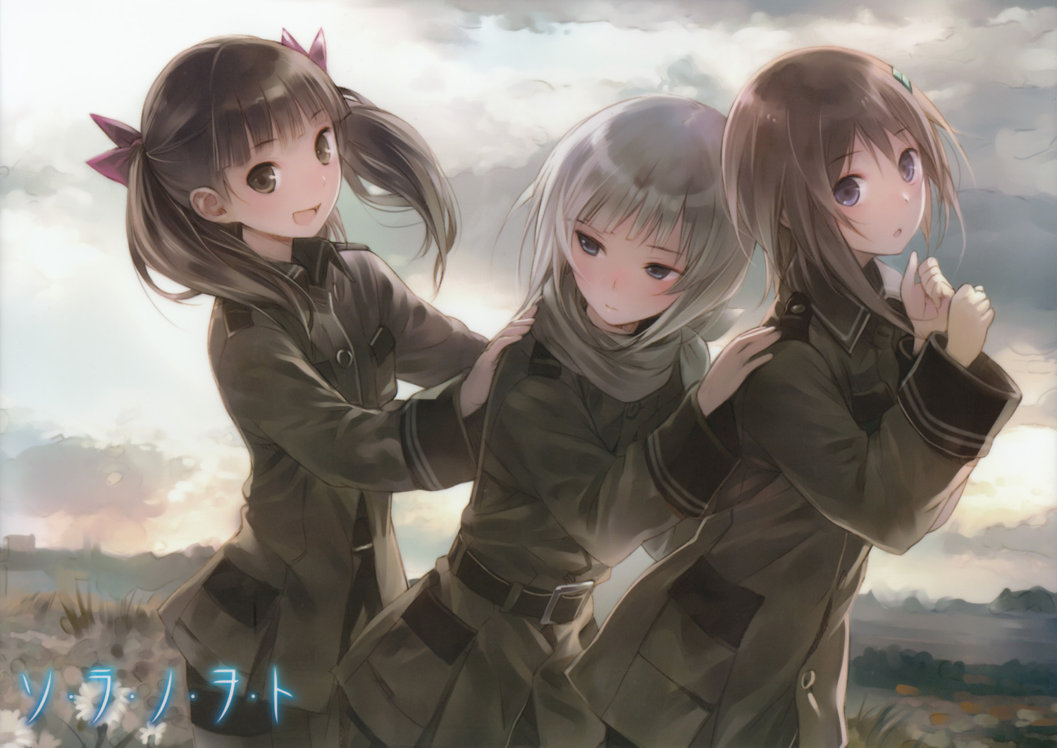 Download Kureha Suminoya Kanata Sorami Noël Kannagi Anime Sora No Woto Art