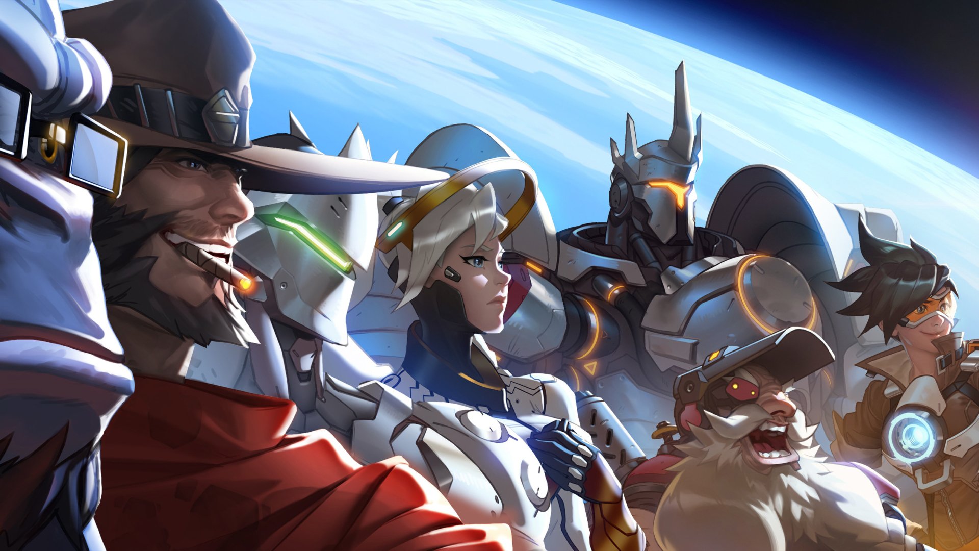 Download McCree (Overwatch) Mercy (Overwatch) Reinhardt (Overwatch ...