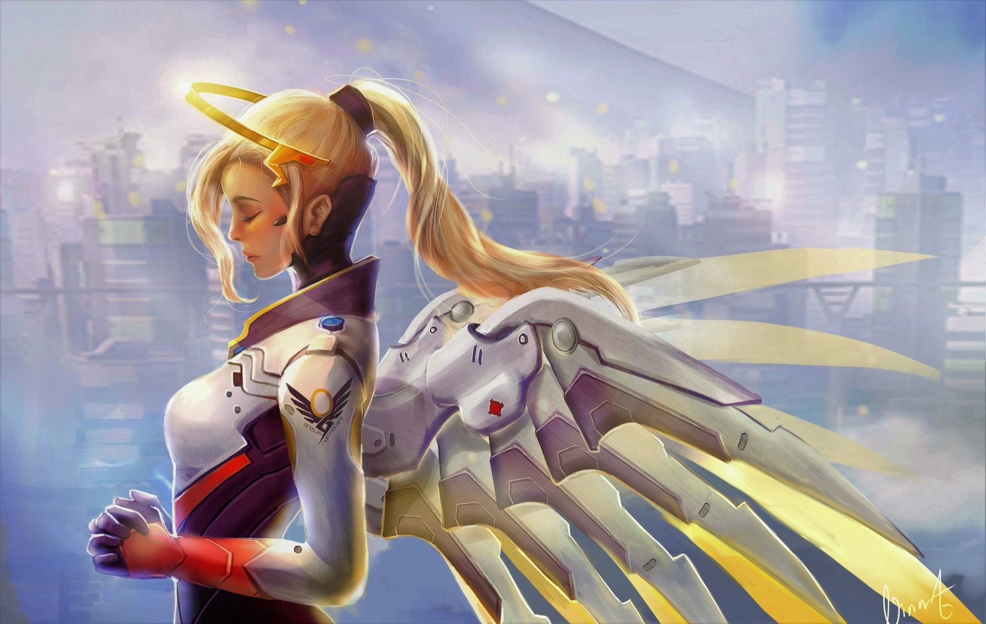 Download Mercy (Overwatch) Angel Video Game Overwatch Art