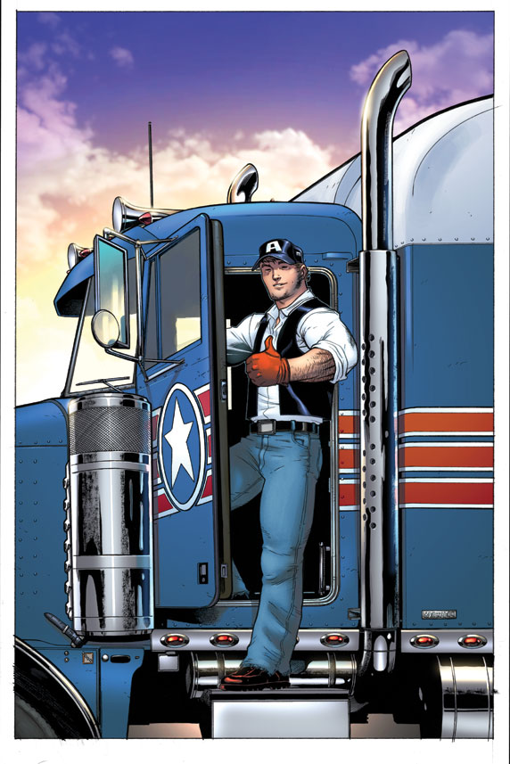 Captain America on the Road: A Heroic Journey