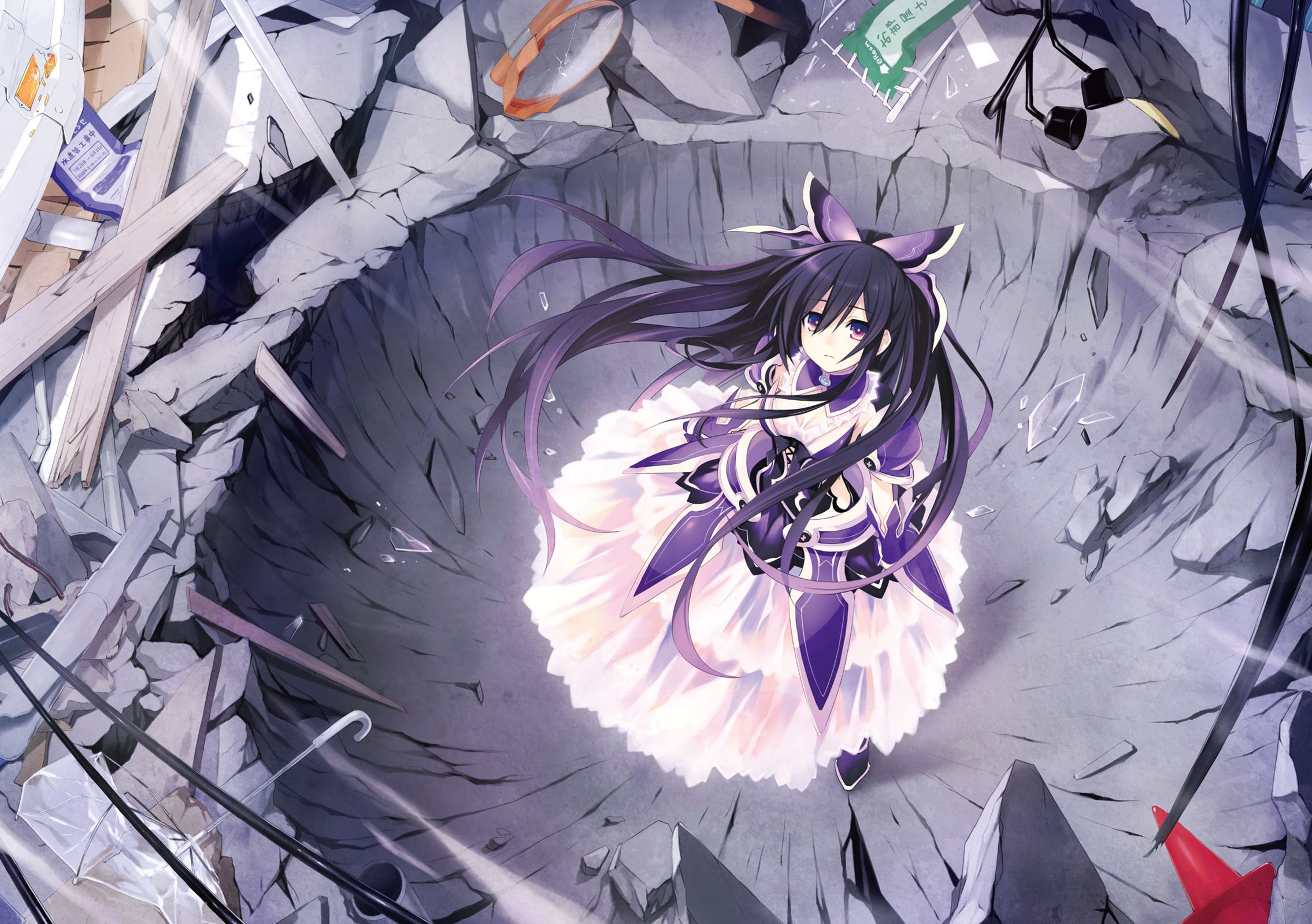 Download Purple Dress Tohka Yatogami Anime Date A Live Art