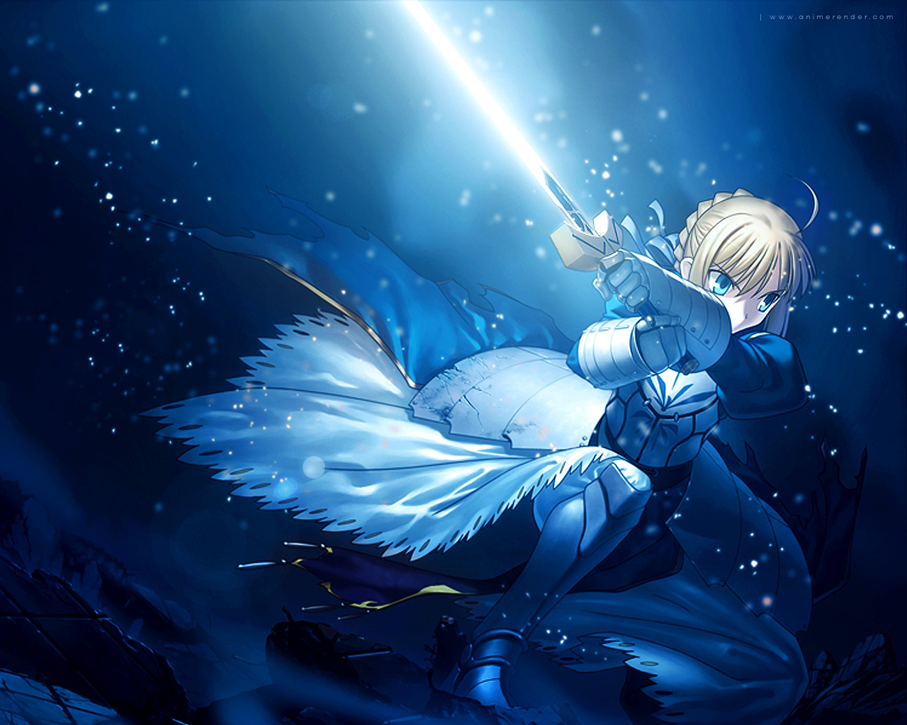 Download Saber (Fate Series) Anime Fate/Stay Night Art