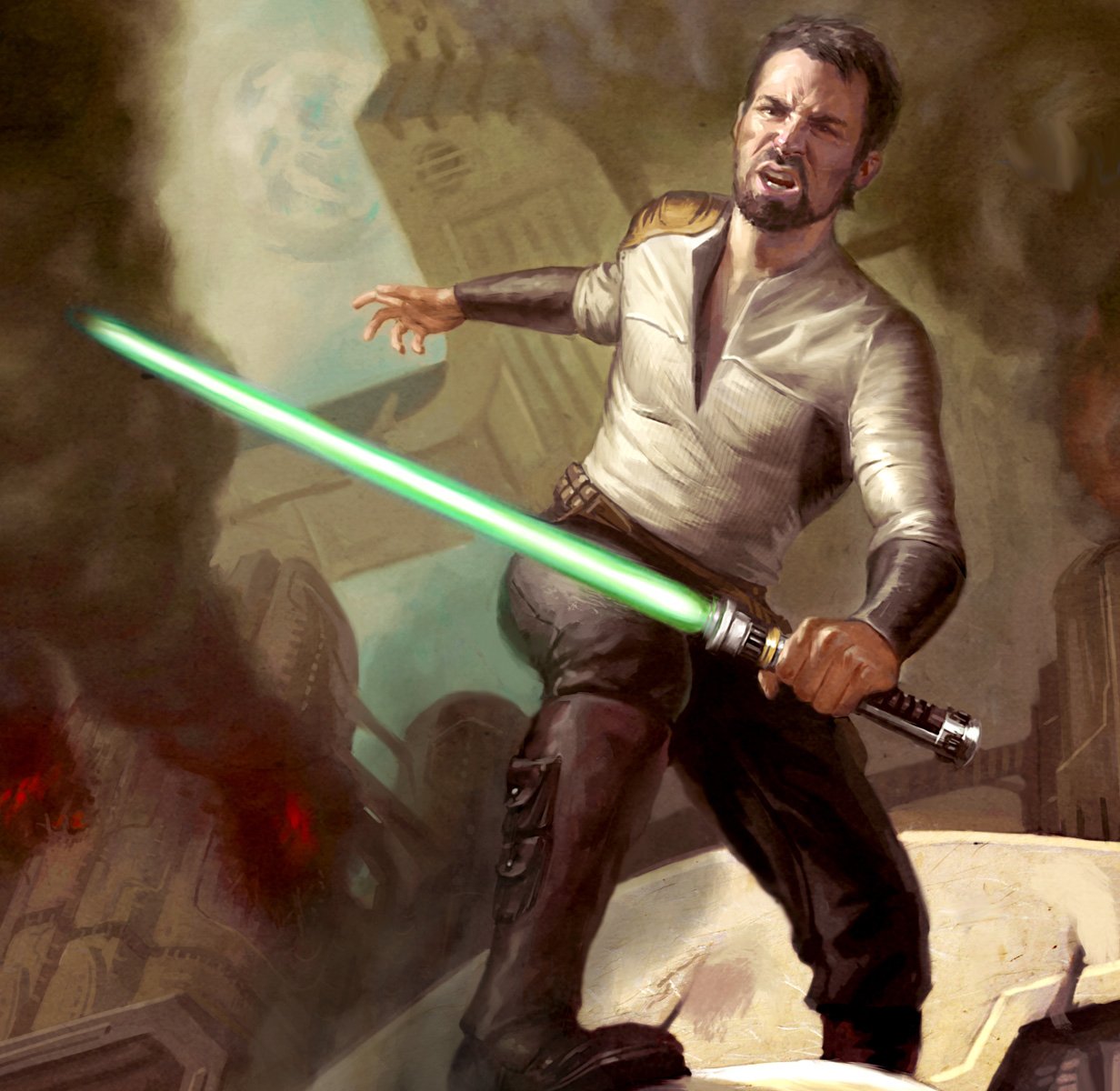 Download Battle Lightsaber Kyle Katarn Movie Star Wars Art