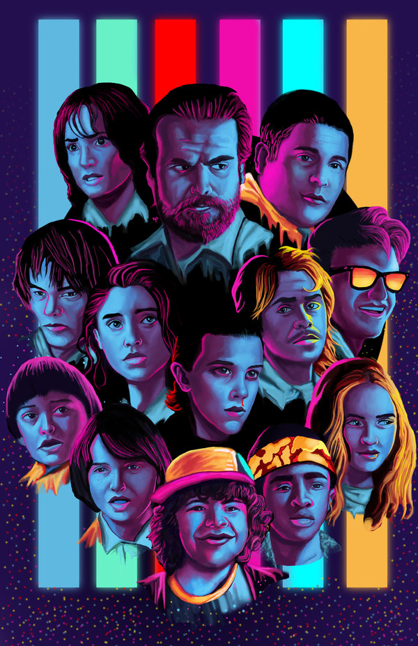 Download TV Show Stranger Things Art
