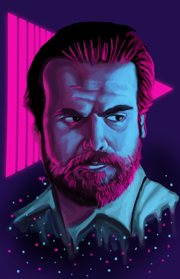 Stranger Things Art by Zach Jordan