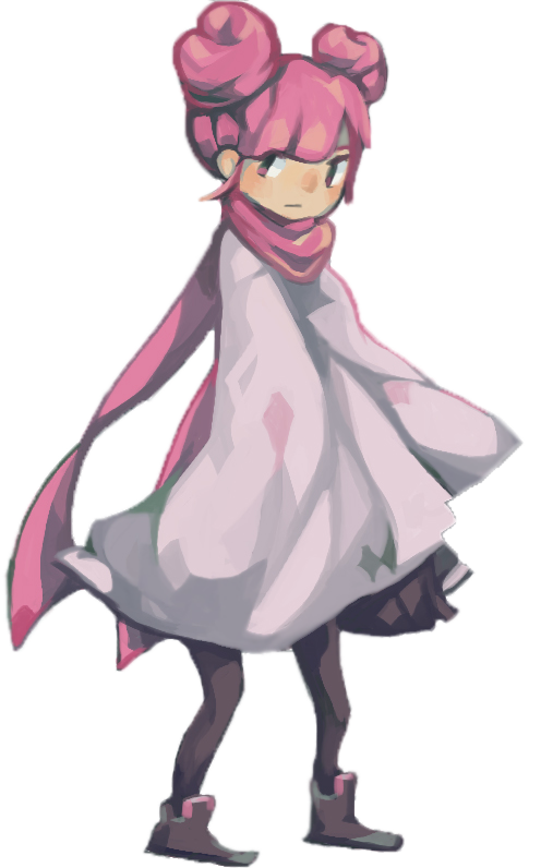 Download Video Game Umiro Pink Hair Cloak Animation Art