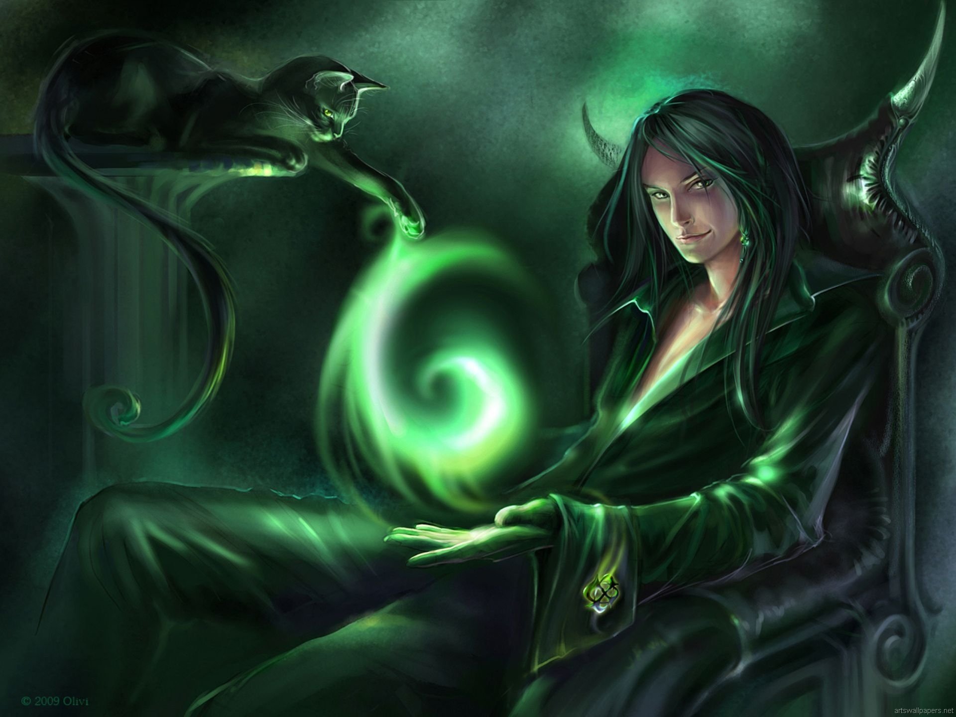 The Enigmatic Sorcerer of the Emerald Veil