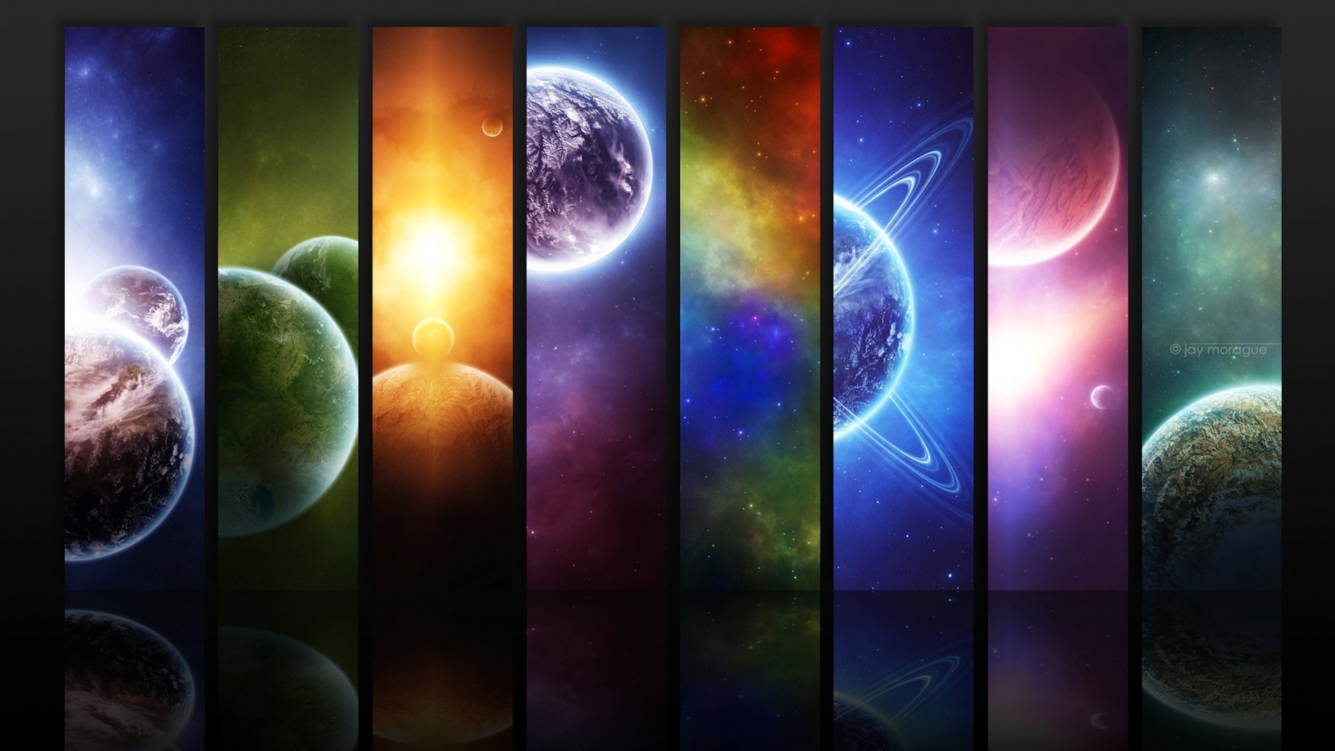 Colorful Sci-Fi Planets: A Journey Through Cosmic Beauty