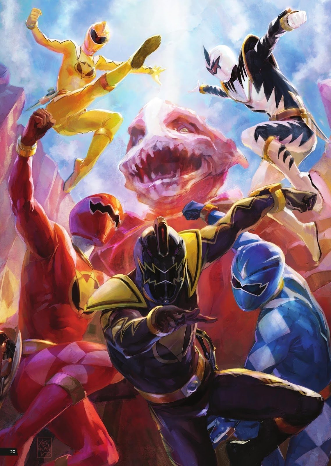Download Comic Power Rangers Art