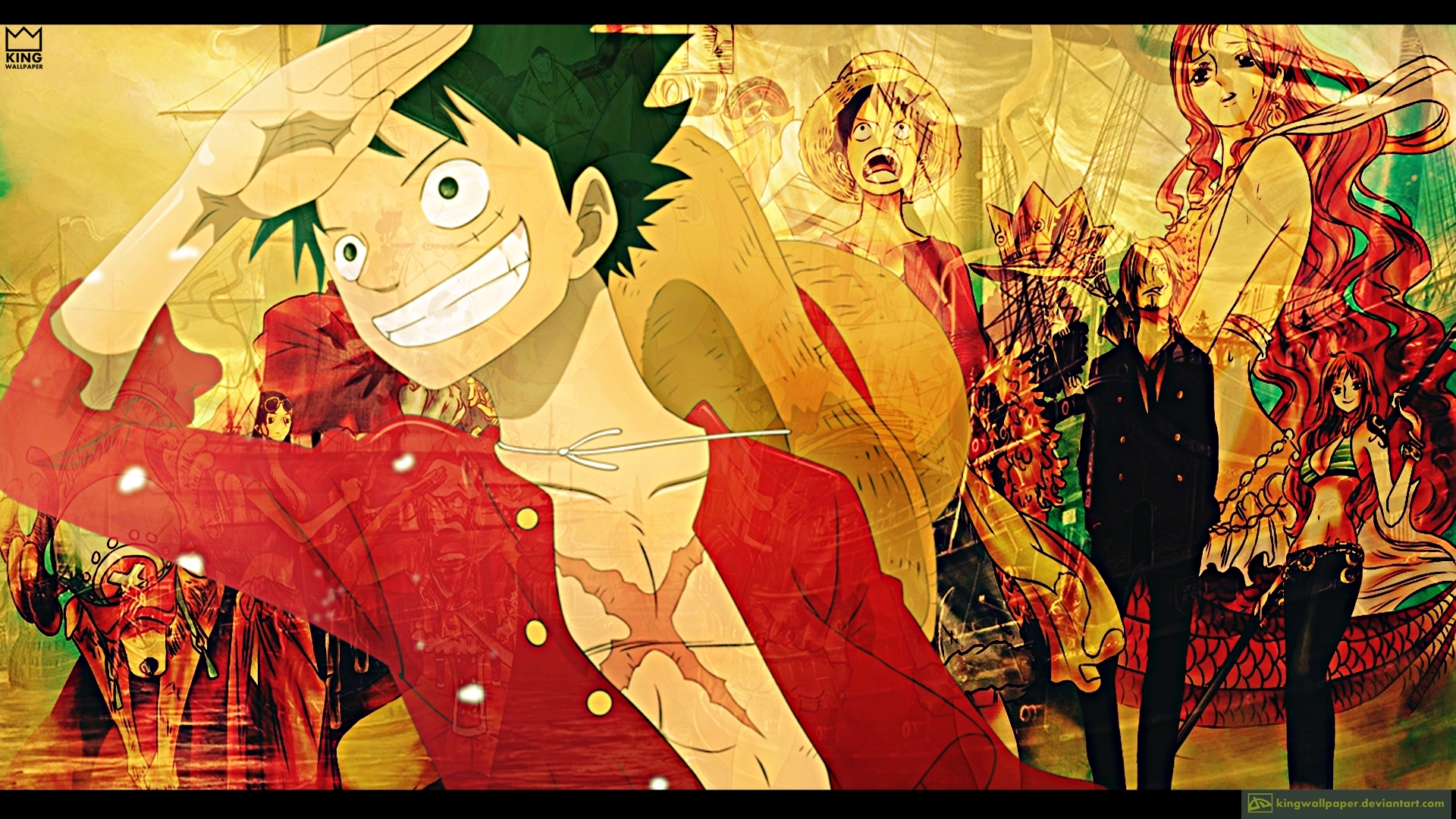 Download Monkey D. Luffy Anime One Piece Art