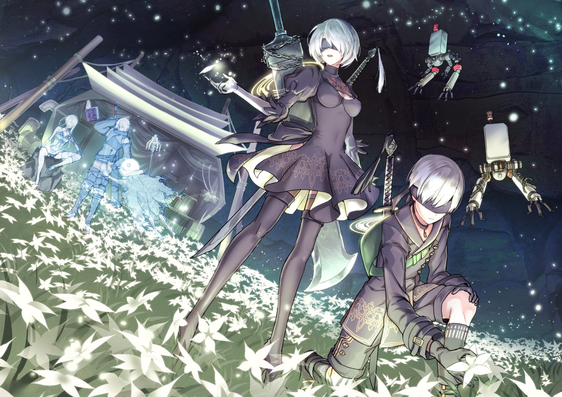 Download Video Game NieR: Automata Art
