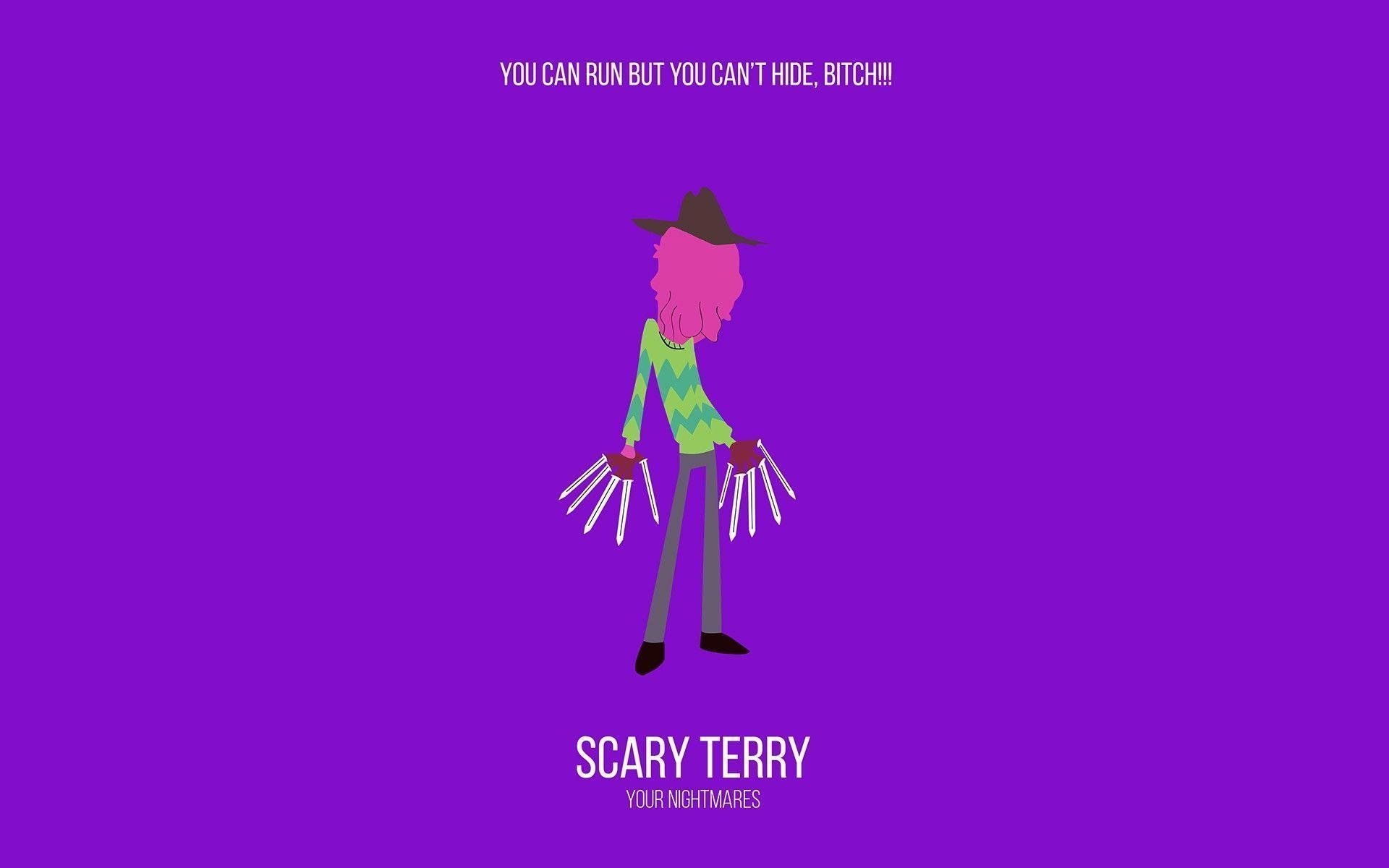 Download Violet Scary Terry (Rick And Morty) TV Show Rick And Morty Art