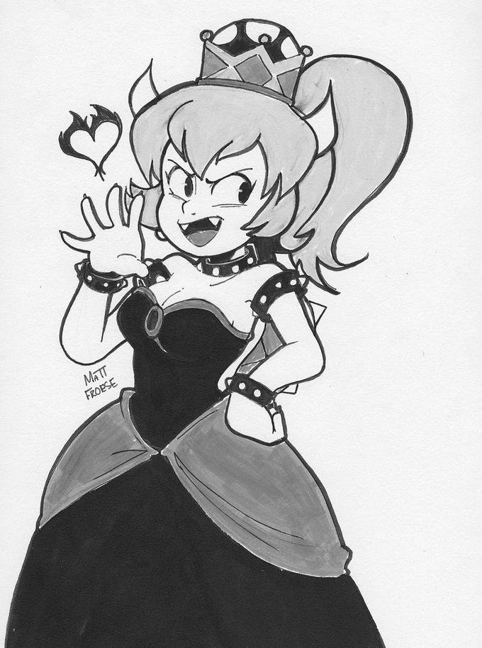 Download Video Game Bowsette Art