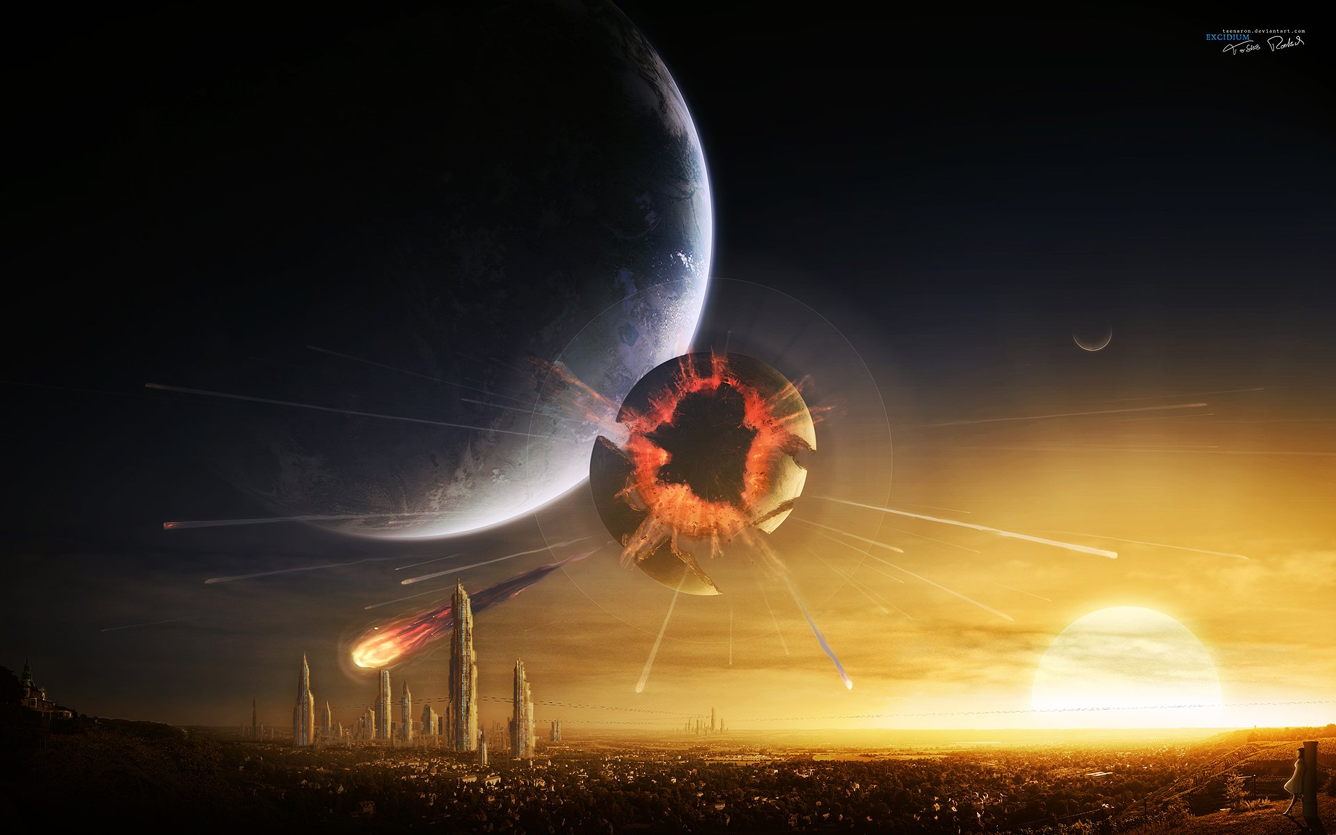 Sci Fi Explosion Art by Tobias Roetsch