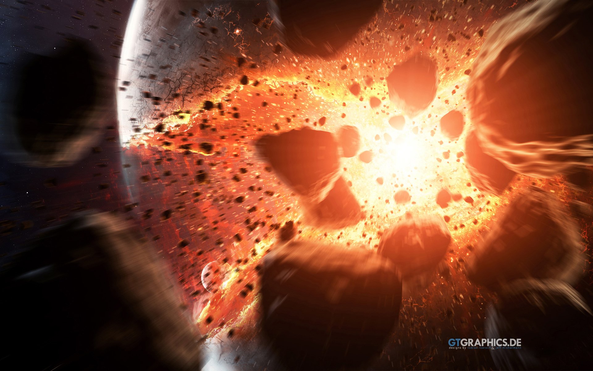 Sci Fi Explosion Art