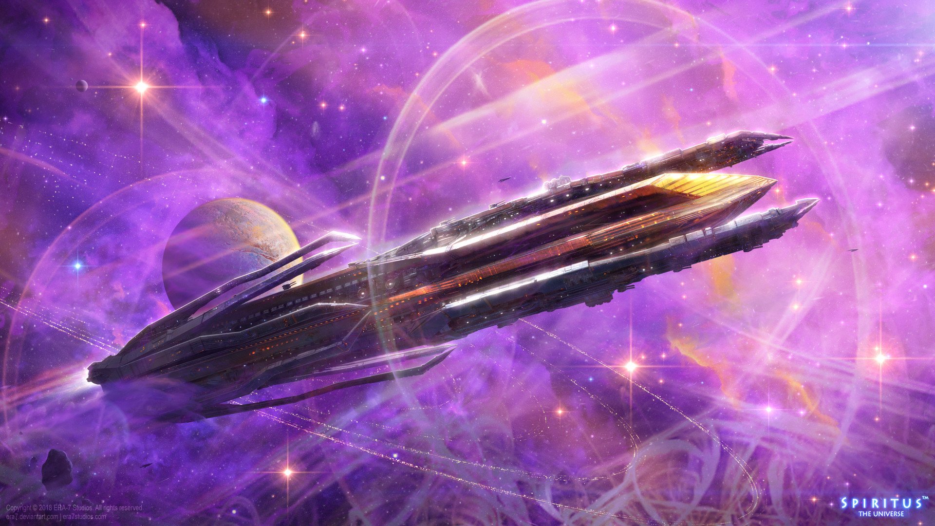 Download Sci Fi Spaceship Art