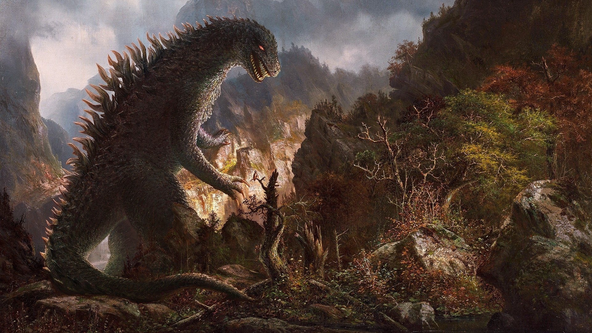 Download Fantasy Godzilla Art