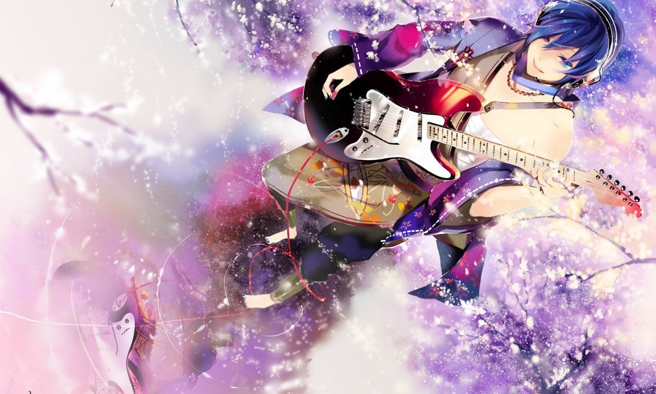 Kaito's Melodic Journey: A Tribute to Anime and Vocaloid with Guitar