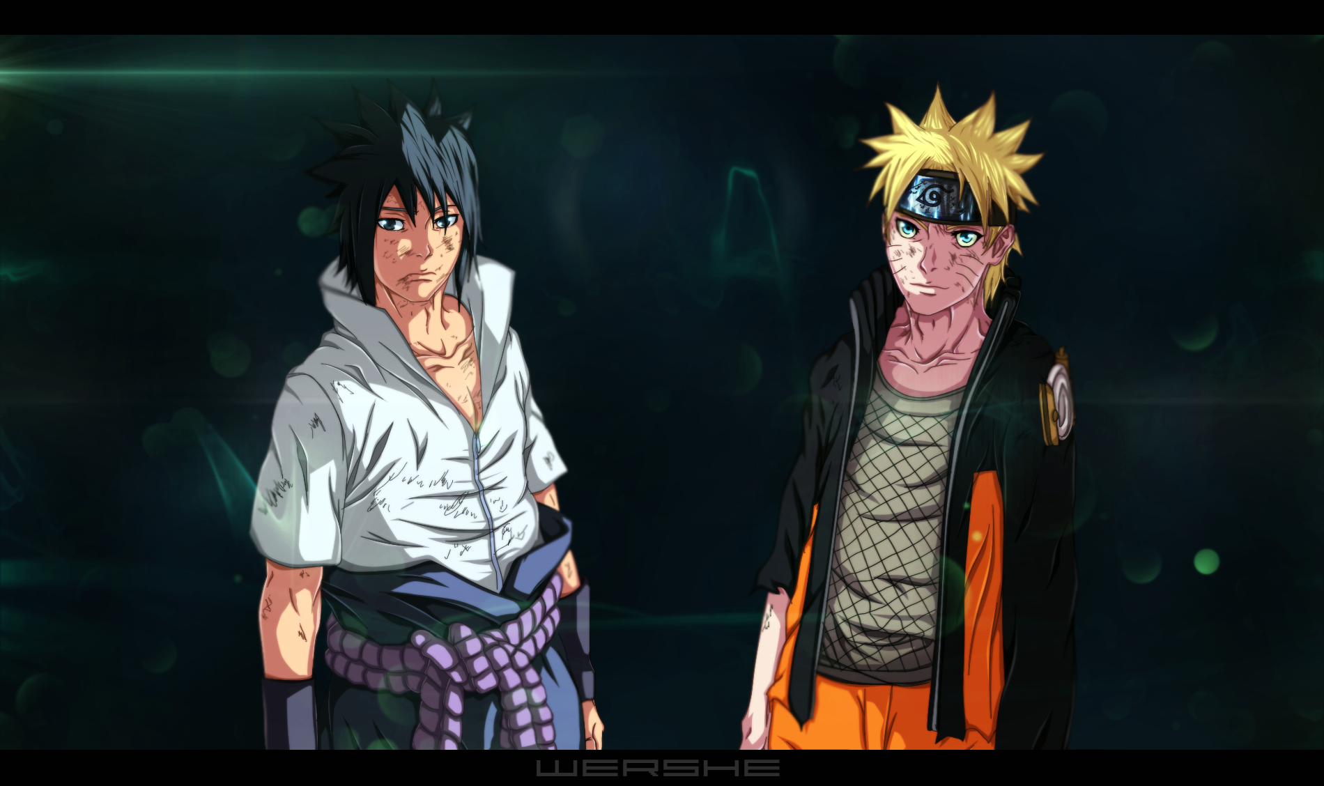 Download Sasuke Uchiha Naruto Uzumaki Anime Naruto Naruto & Sasuke Art