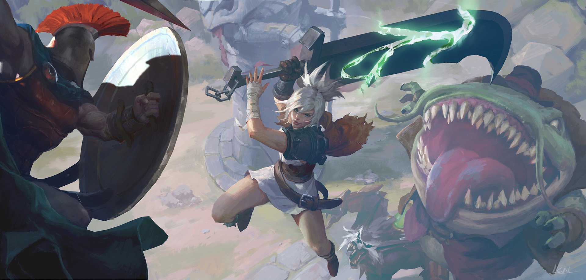 Download Riven (League Of Legends) Video Game League Of Legends Art