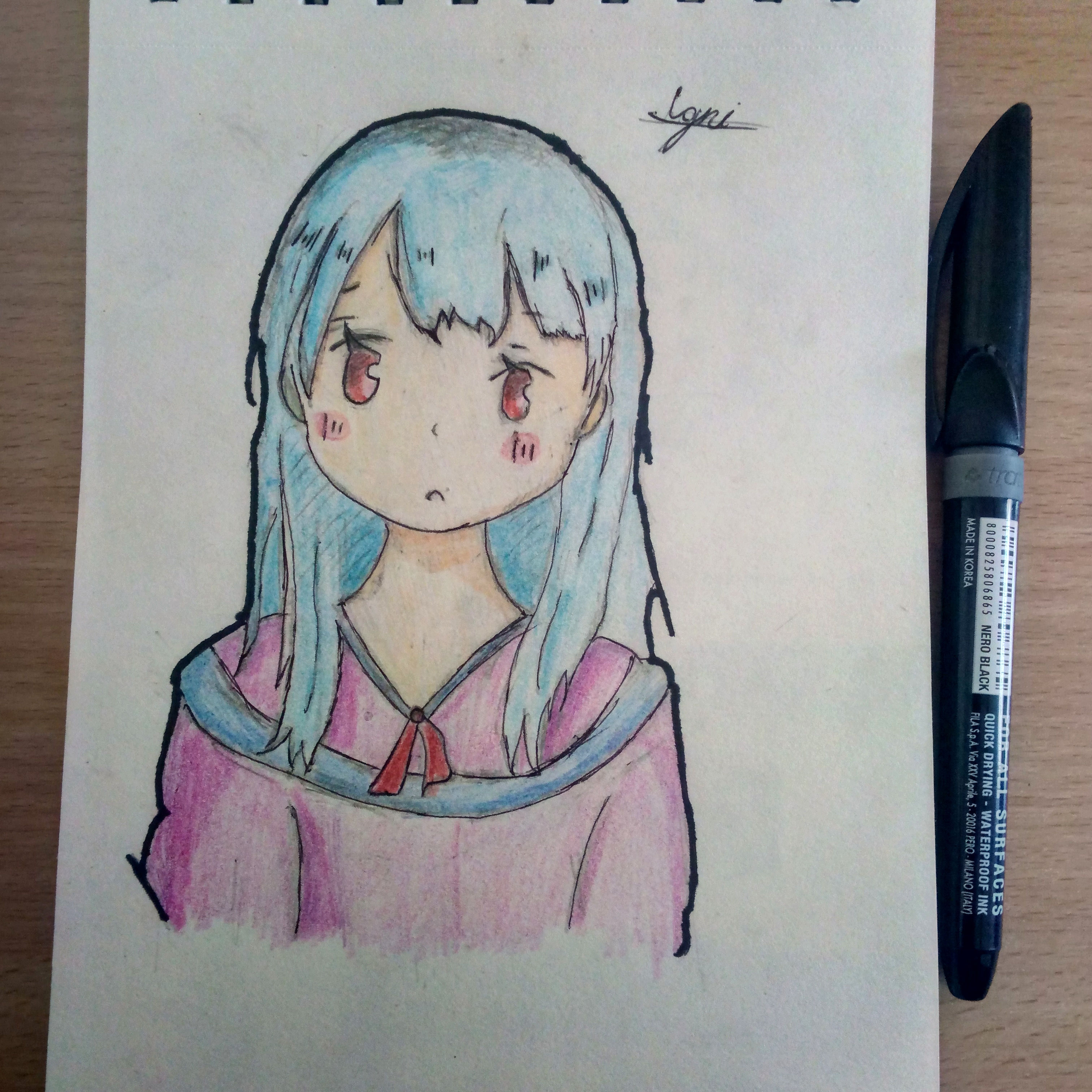 Anime Girl Art by igni