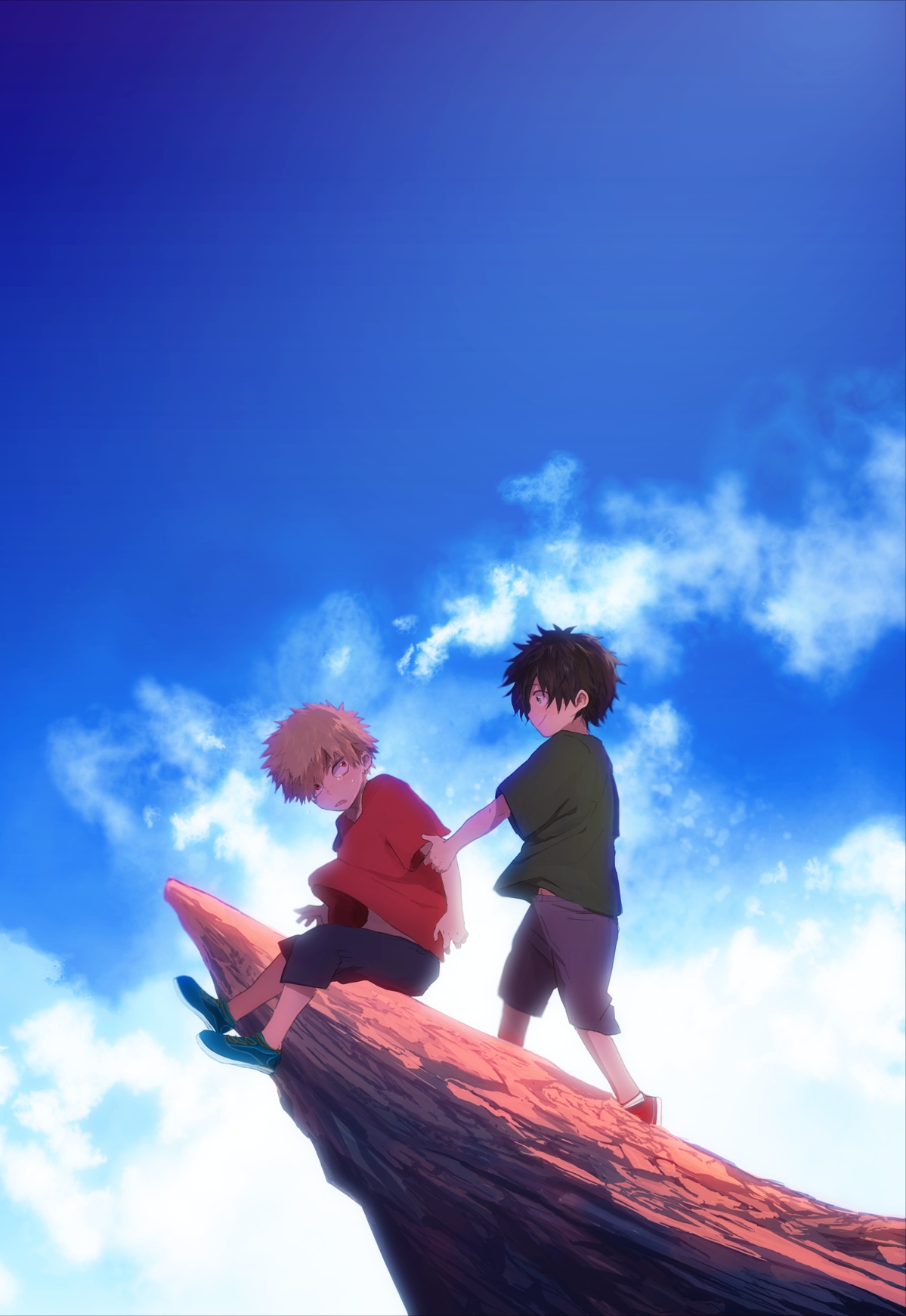 Download Sky Katsuki Bakugou Izuku Midoriya Anime My Hero Academia Sky ...