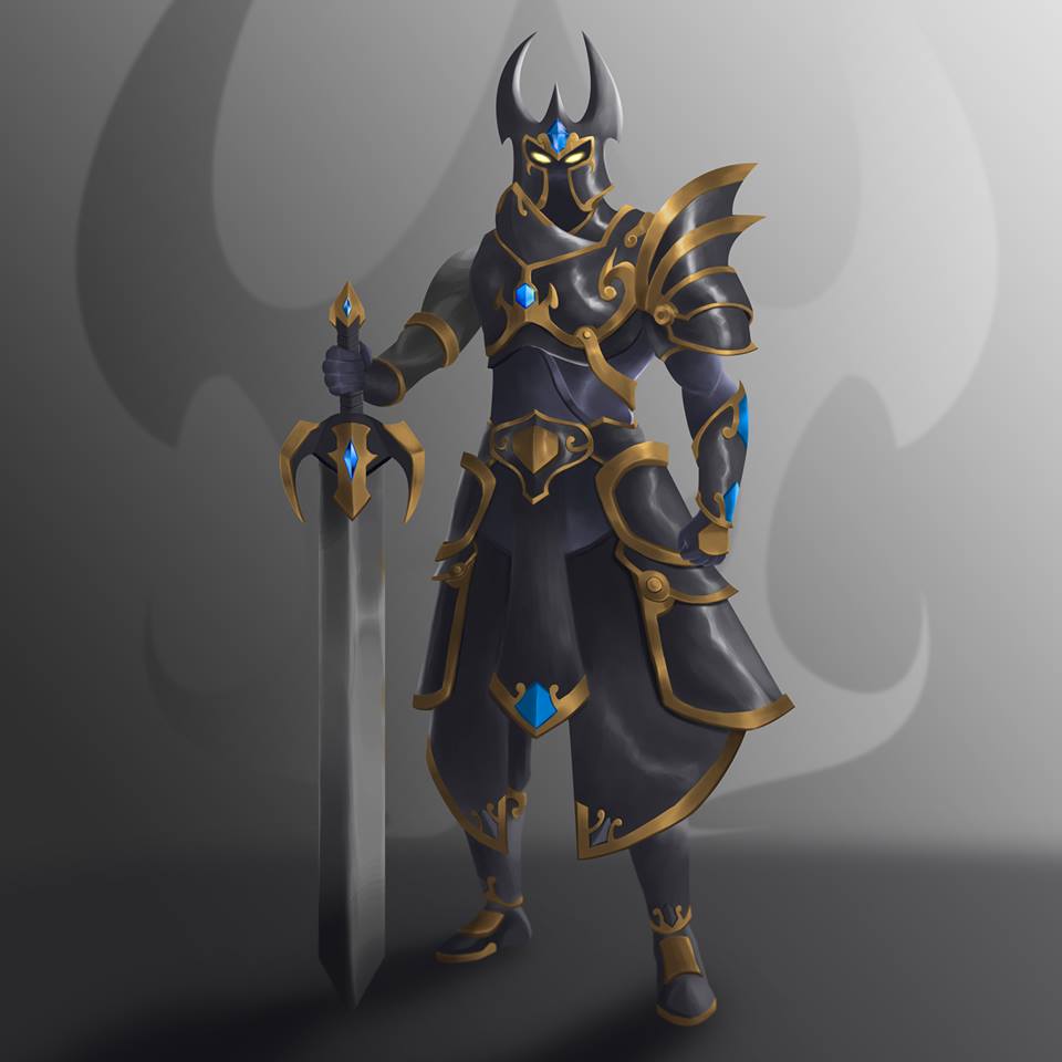 Fantasy Warrior Art by OakuYuuta