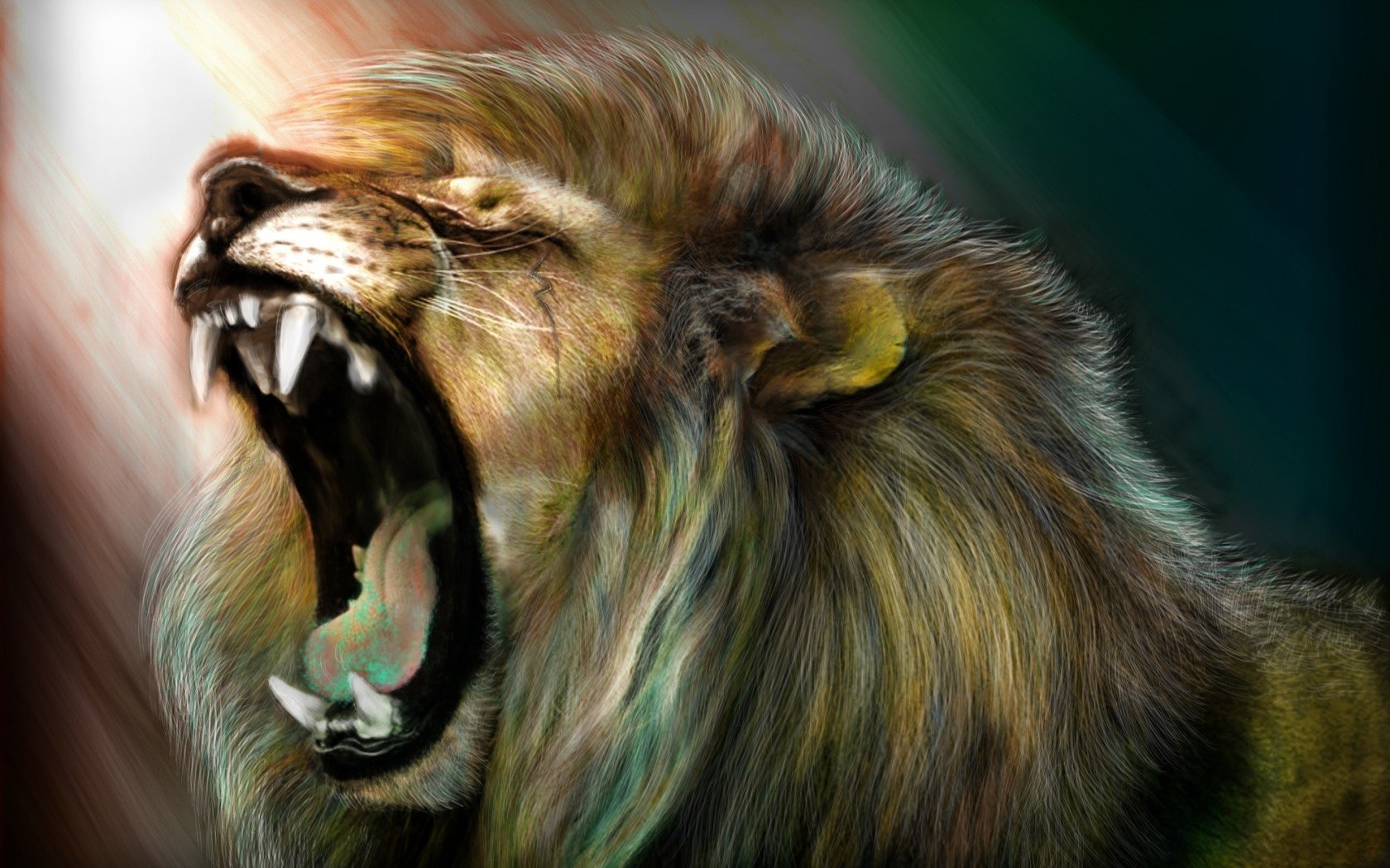 Majestic Roar of the Lion
