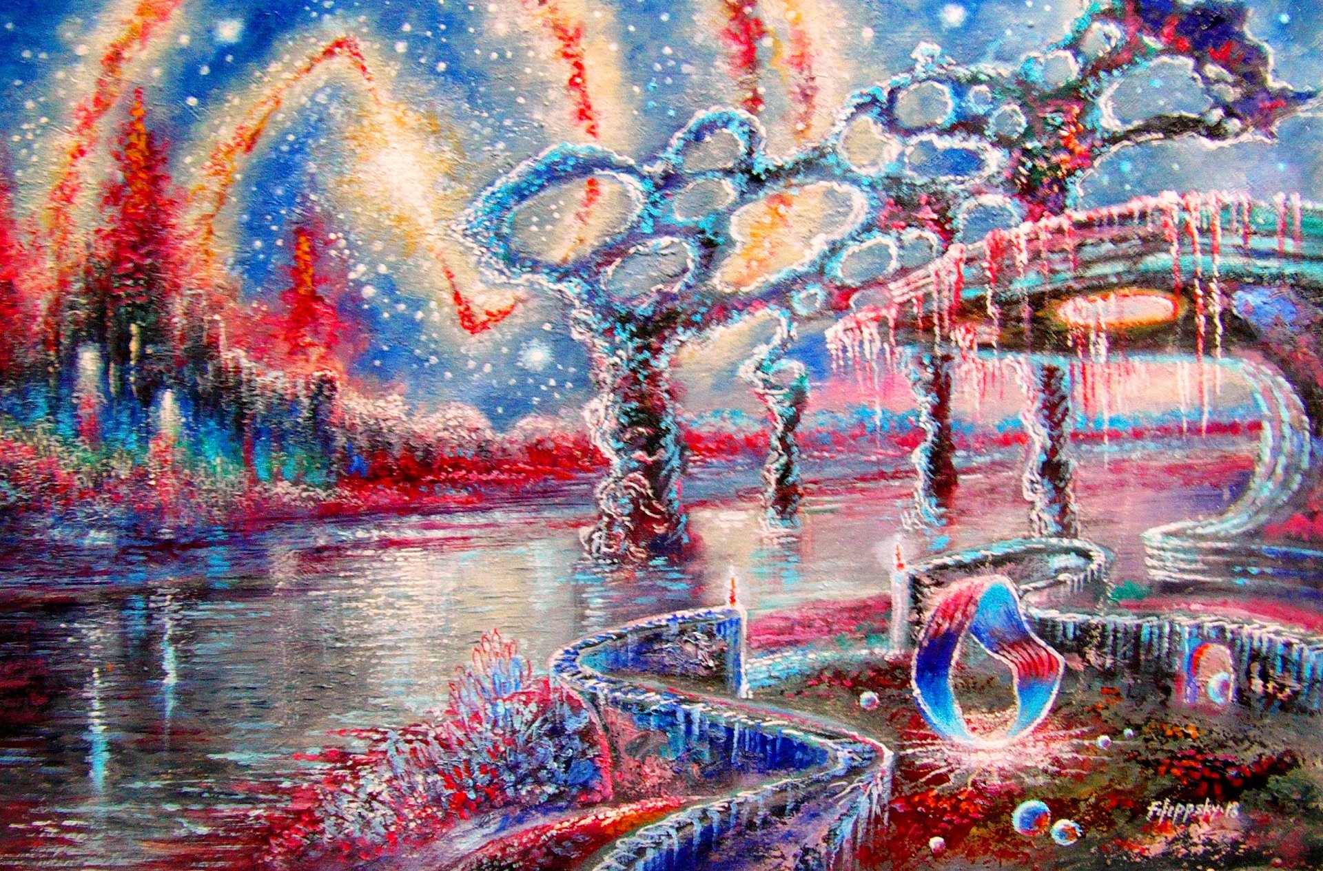 Download Landscape Painting Fantasy Artistic Fantasy Landscape Art by ...