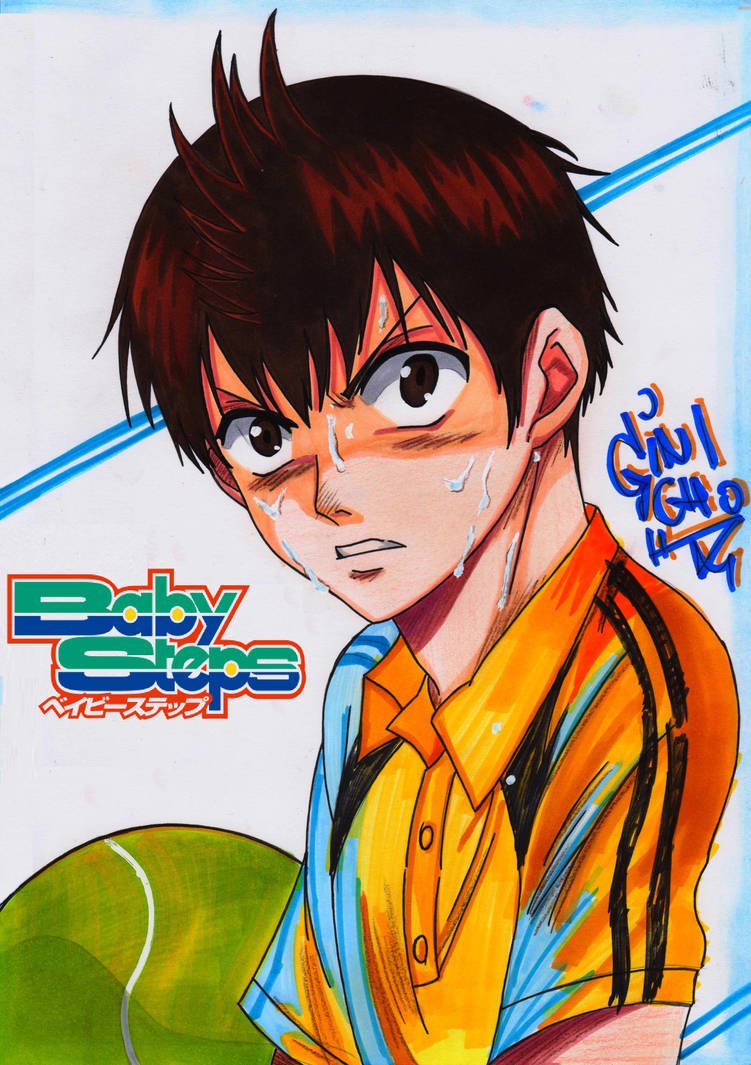 Download Eiichirō Maruo Anime Baby Steps Art