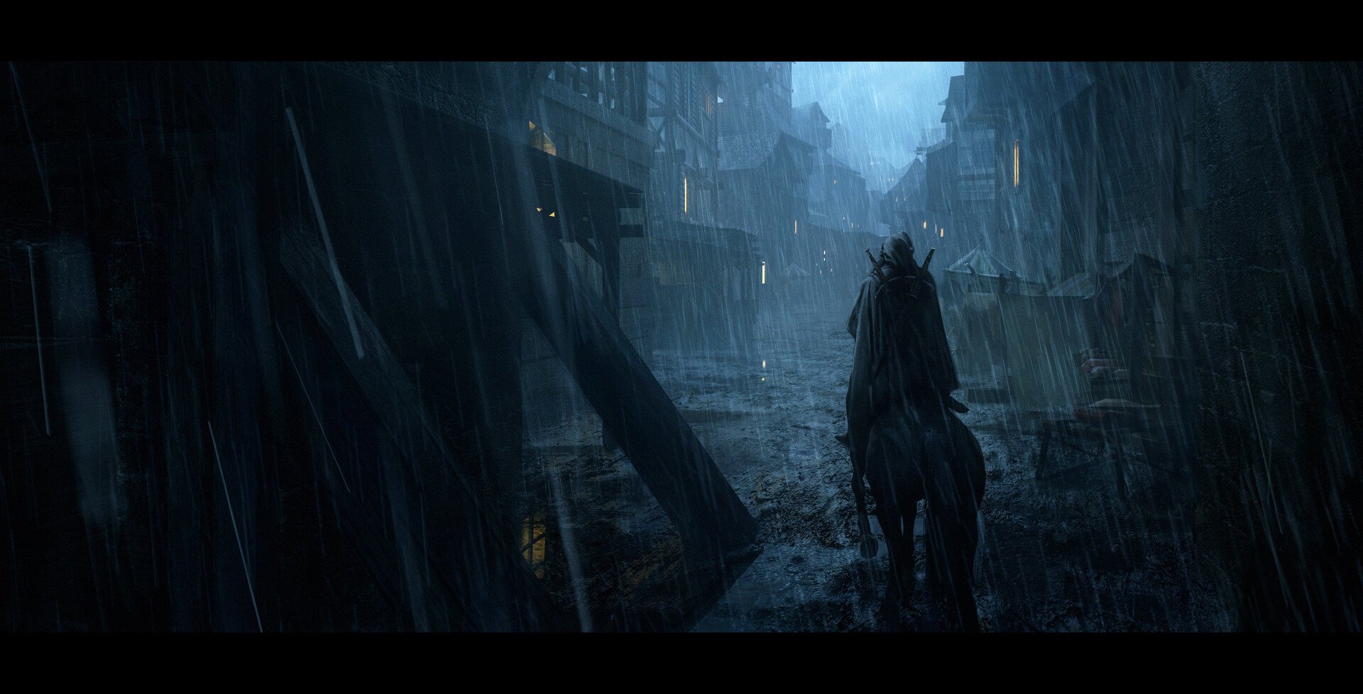 Geralt of Rivia — Rainbound Ride (The Witcher)