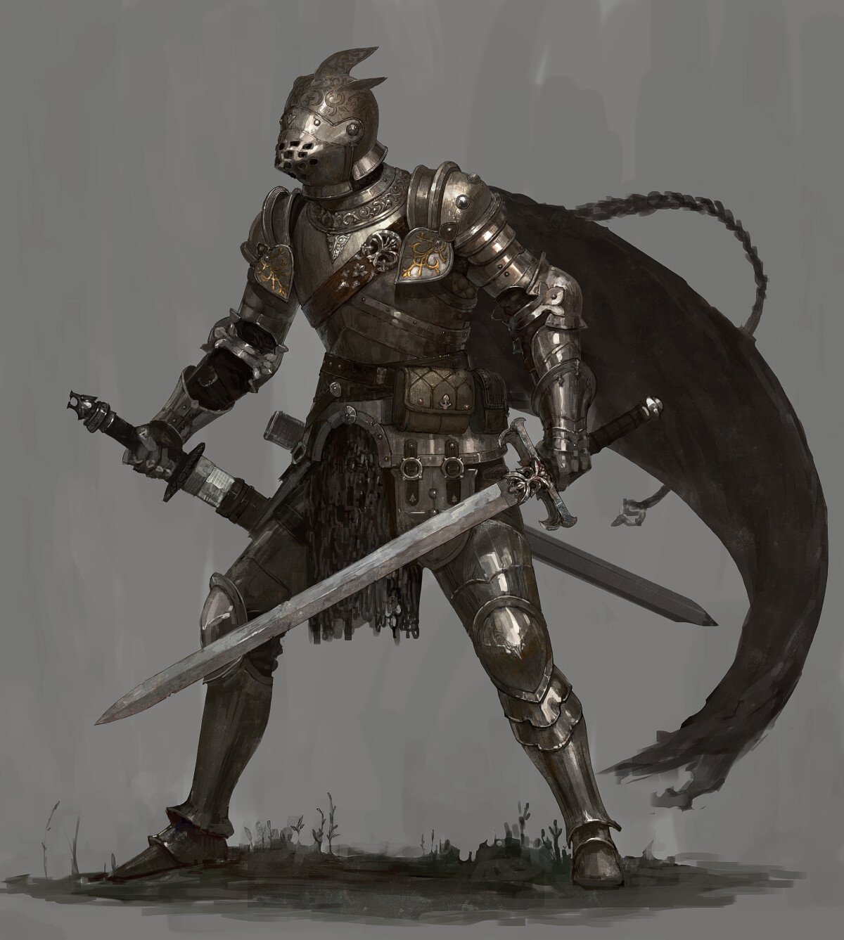 Fantasy Knight Armor Concept Granblue Fantasy Unsung Story Concept Art