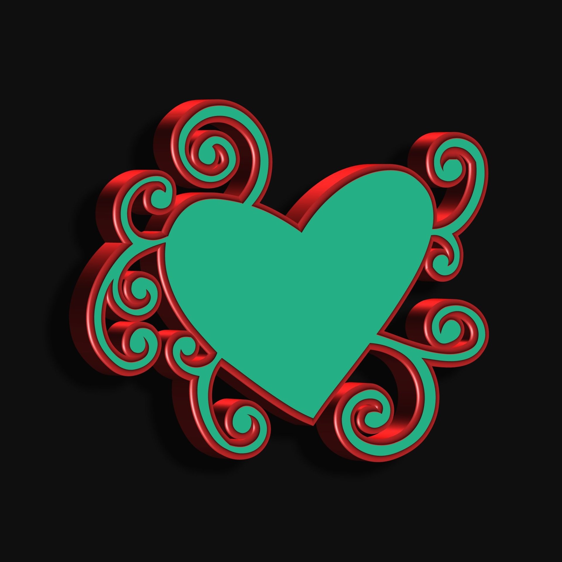 Artistic Heart Art by Susanlu4esm