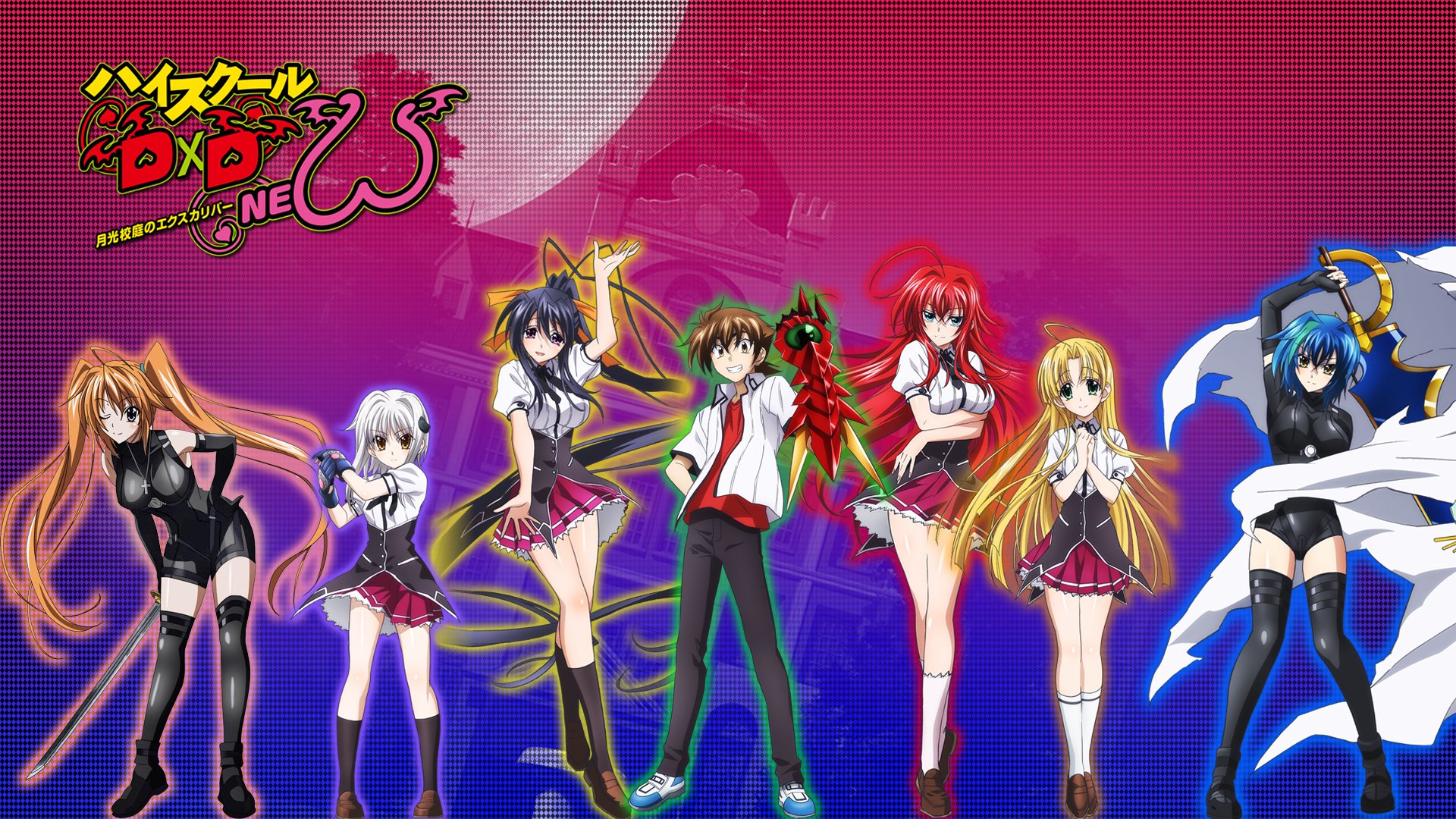 High School DxD: Characters Unite in Epic Anime Adventure