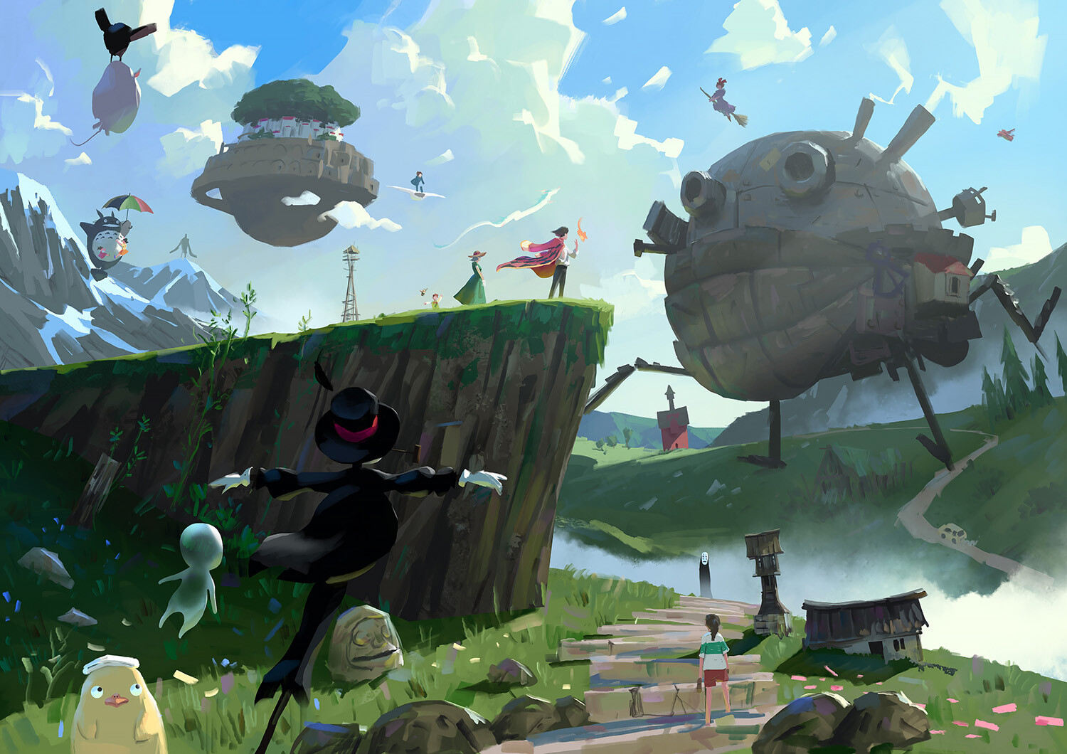 Studio Ghibli Anime Fusion: A Magical Crossover Adventure