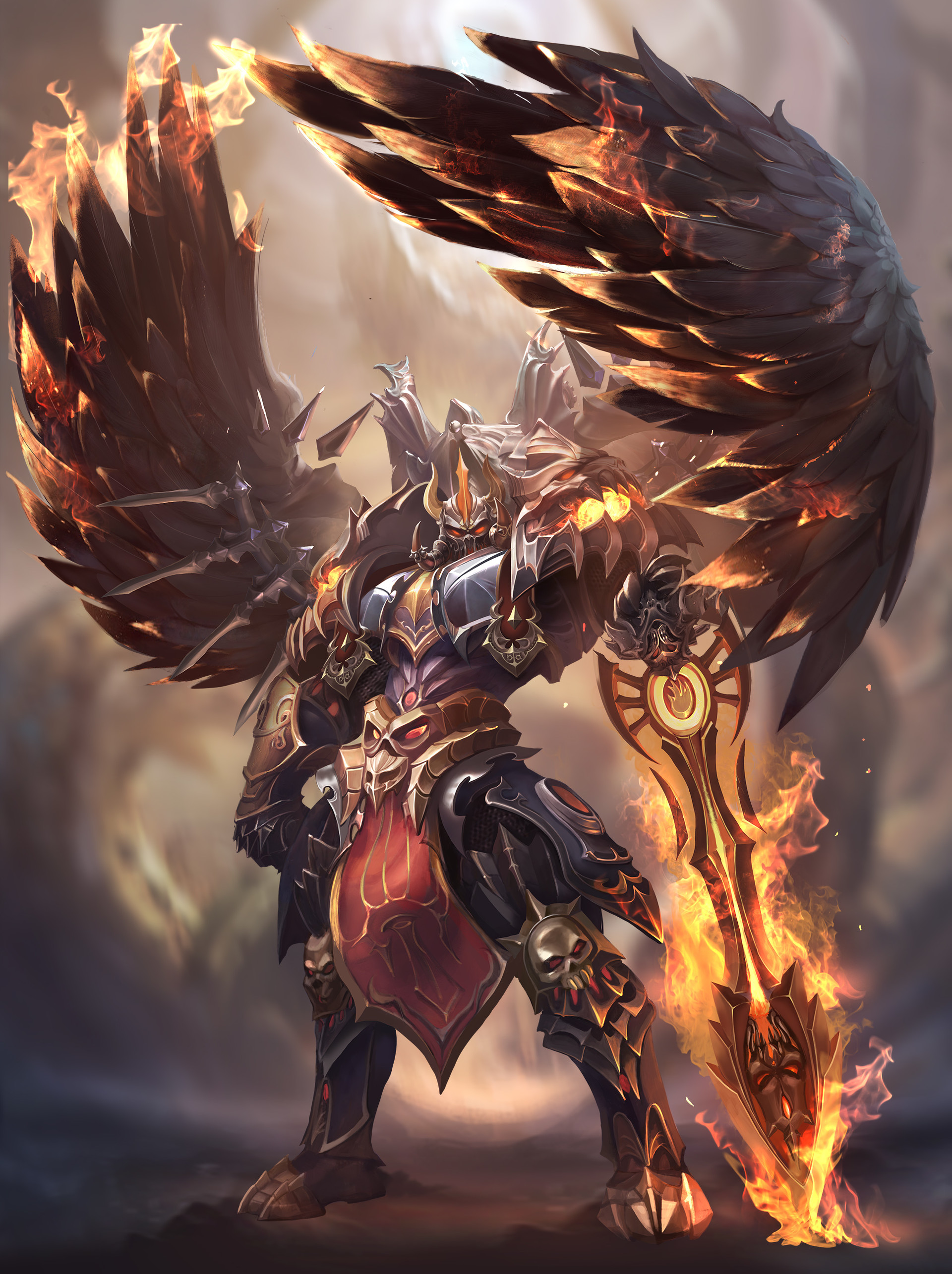 Fantasy Warrior Art by Luna L